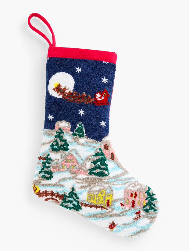 Winterscape Tree Stocking | Talbots