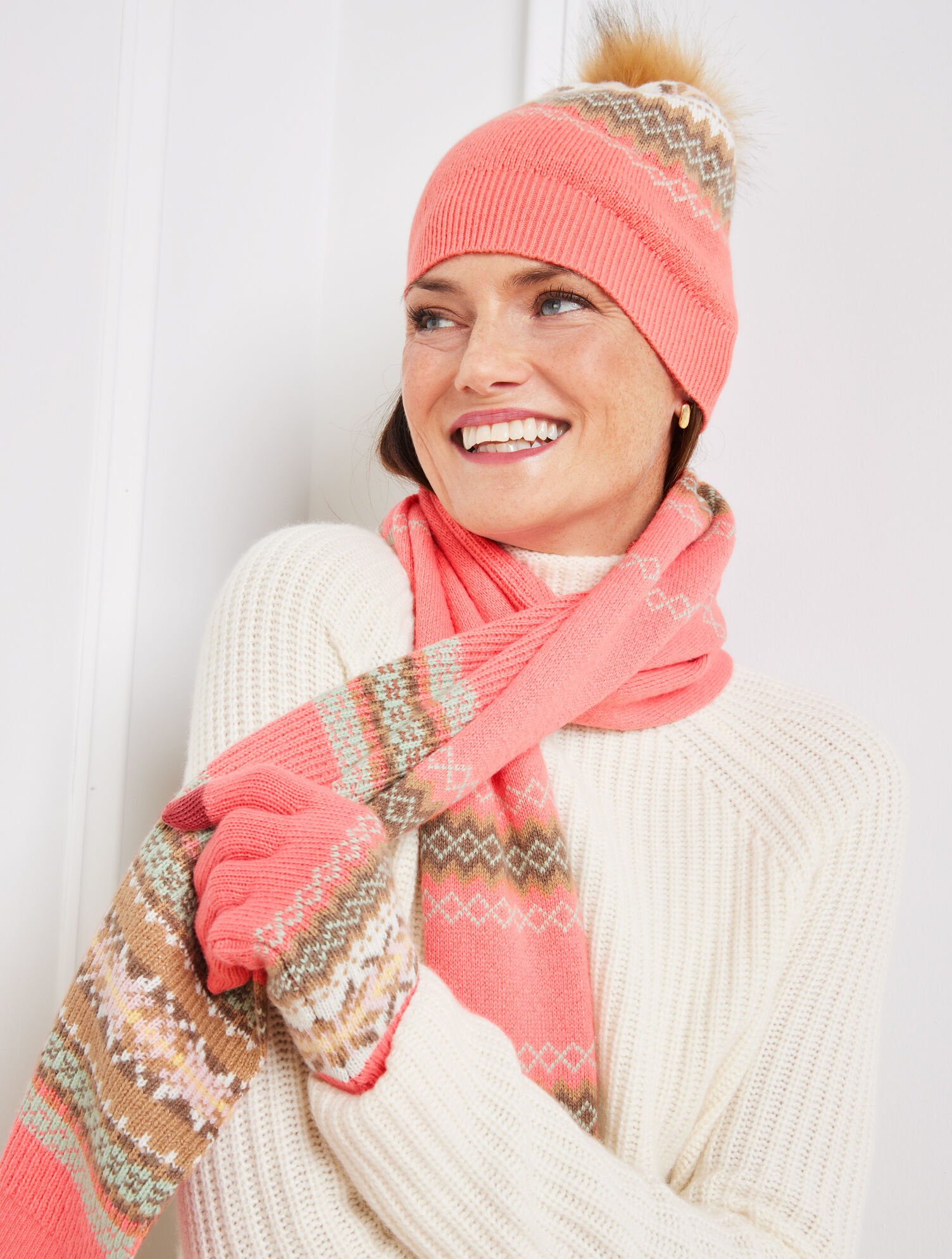 Holiday Fair Isle Scarf | Talbots