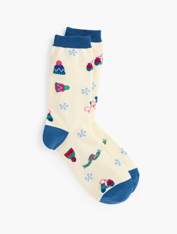 Winter Motif Socks | Talbots
