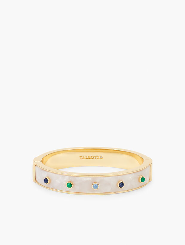 Mini Dot Enamel Bangle | Talbots