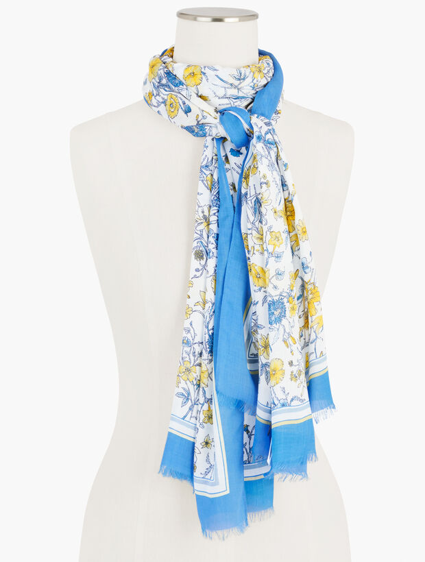 Floral Garden Oblong Scarf | Talbots
