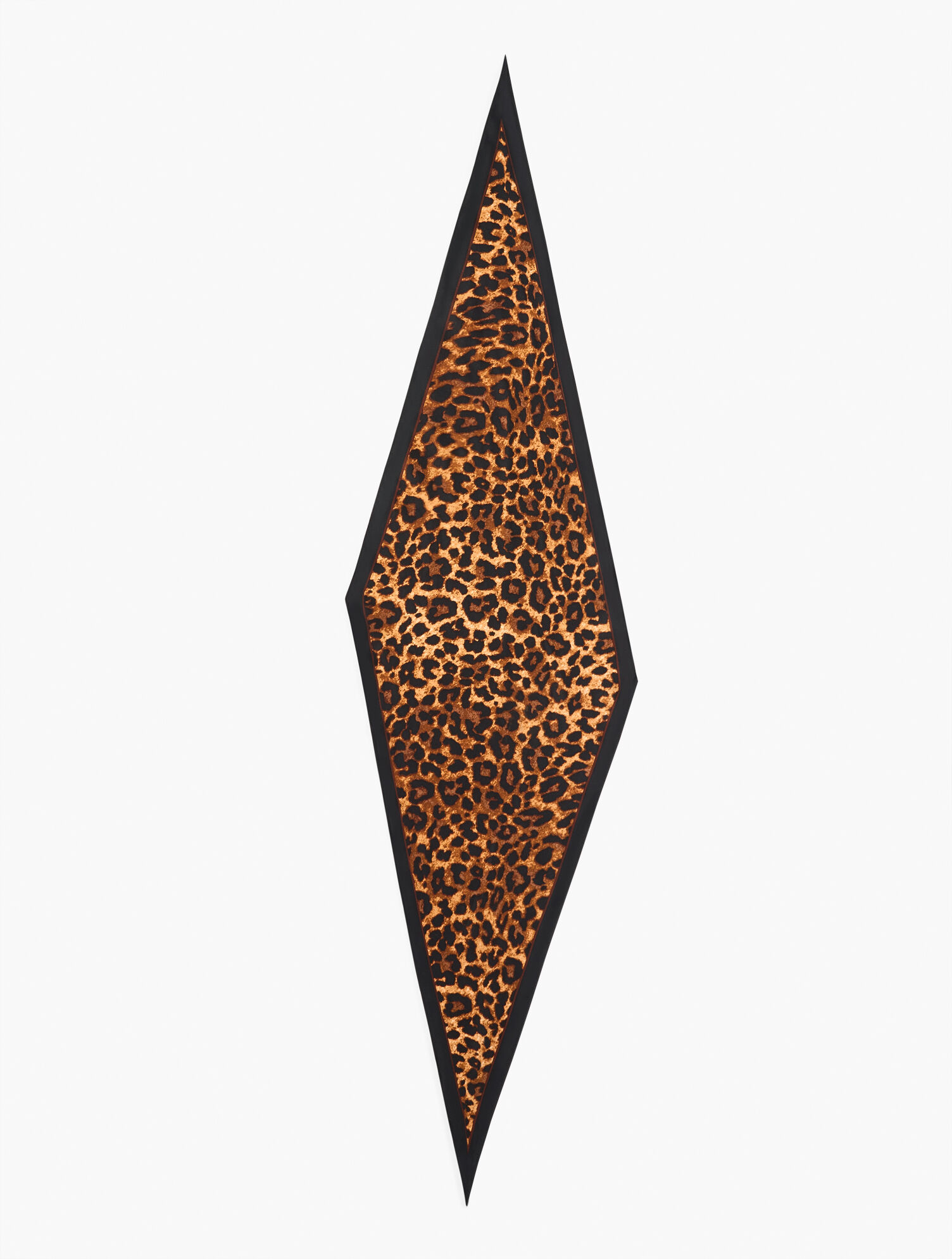 Leopard Silk Diamond Scarf | Talbots