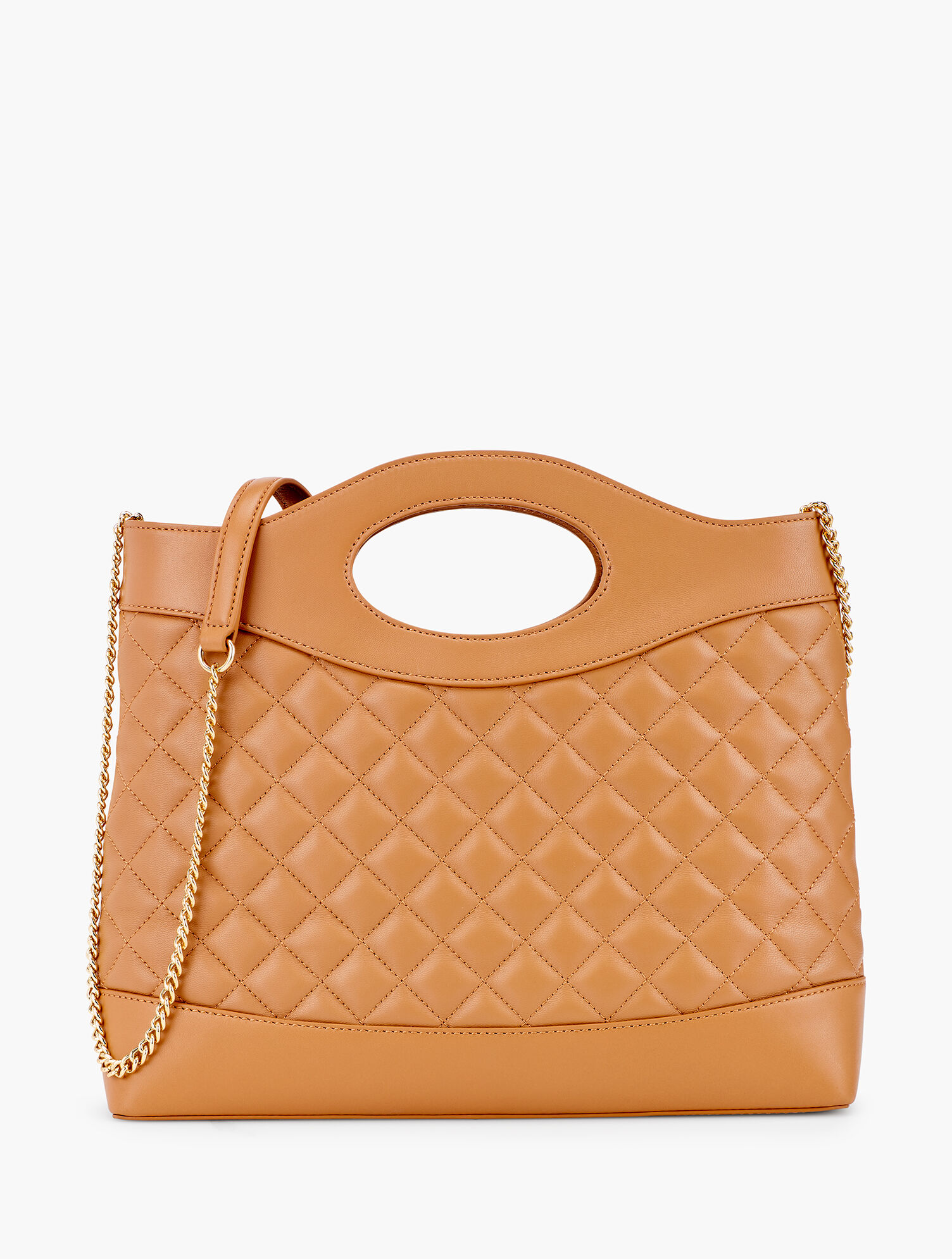 Quilted Leather Handbag | Talbots