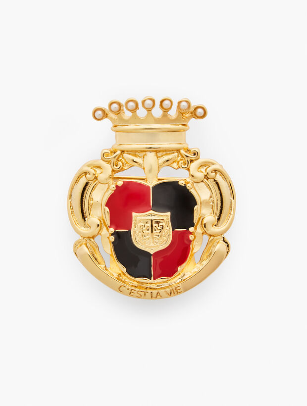 Royal Crest Brooch | Talbots