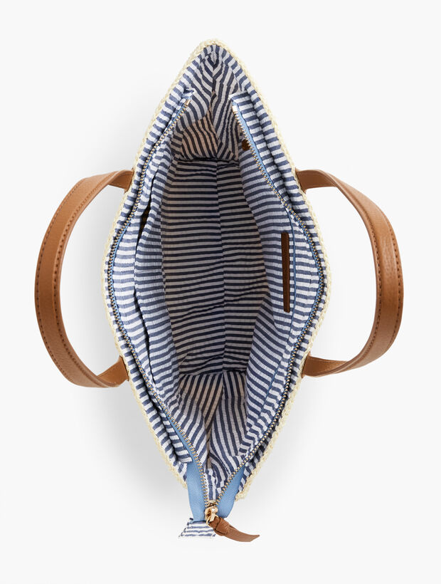 Paper Straw Tote | Talbots