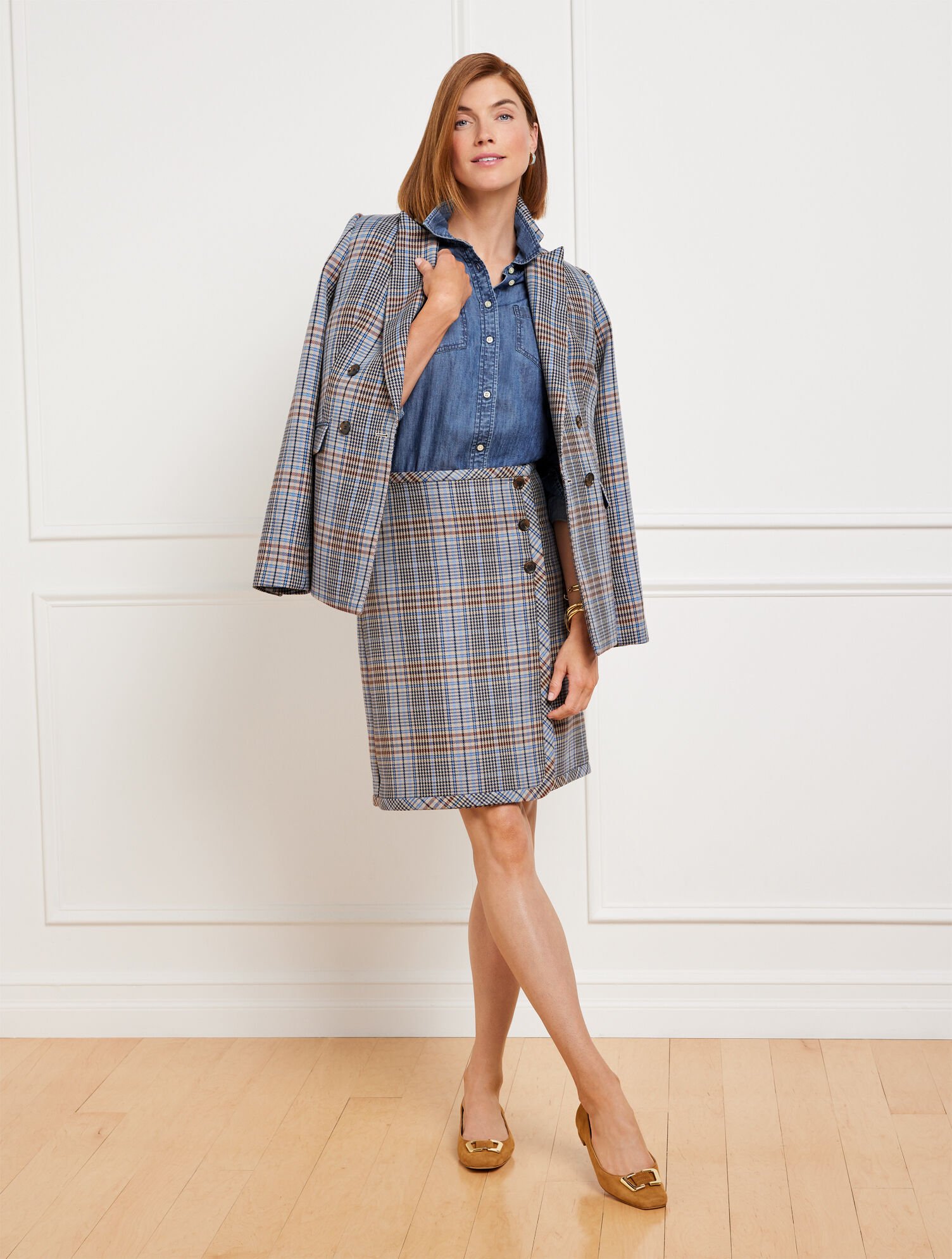 A-Line Skirt - Windy Plaid | Talbots