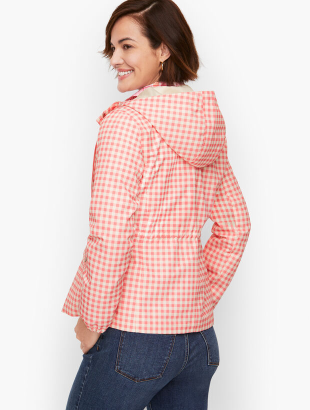 Hooded Raincoat - Gingham | Talbots