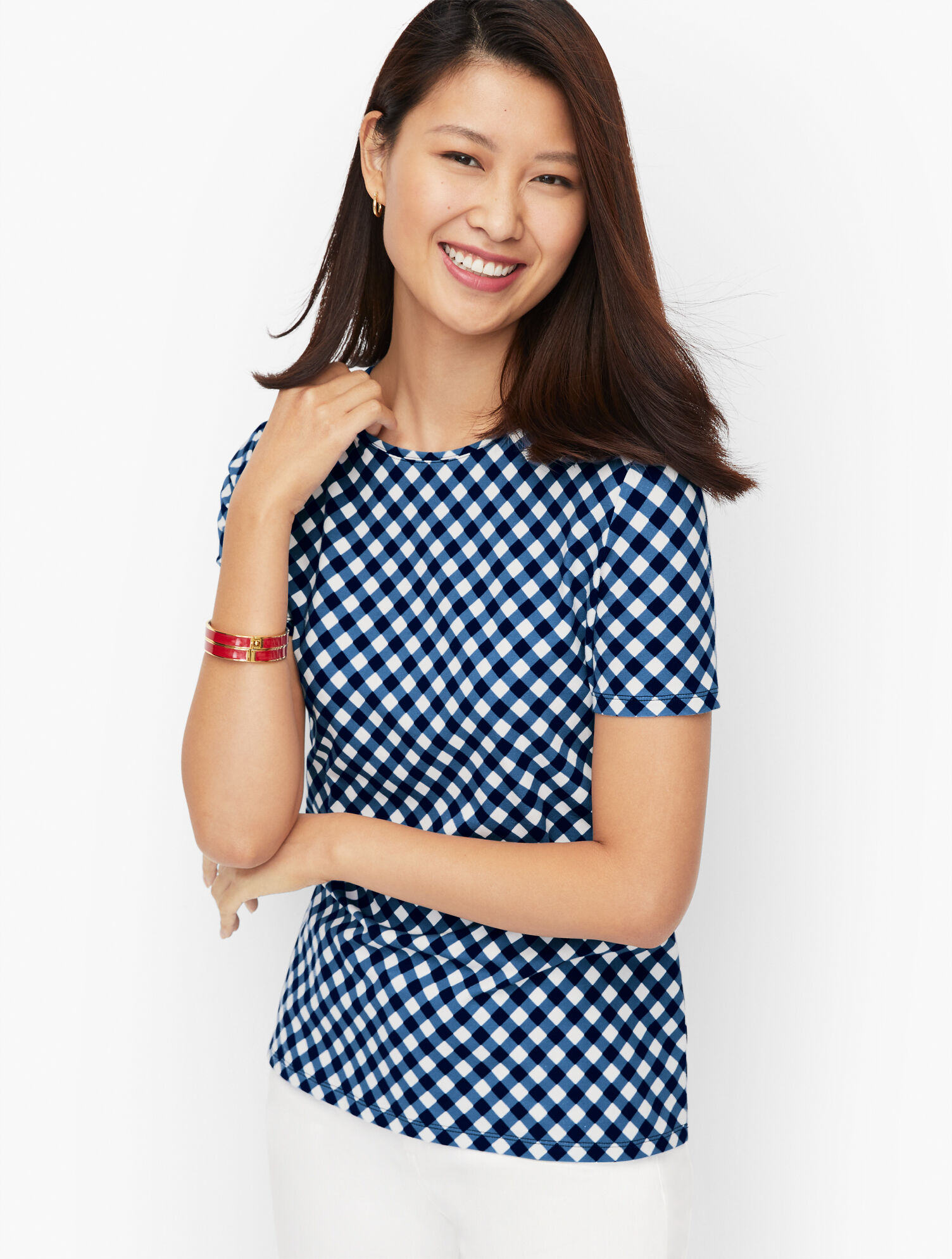 gingham top