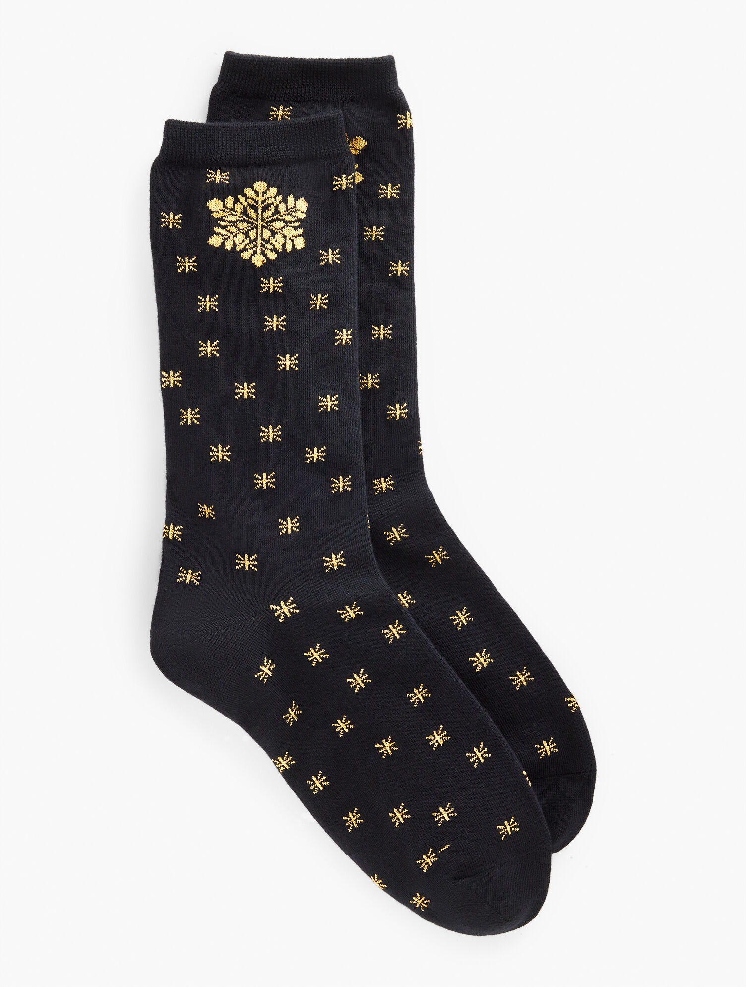Dazzle Snowflake Trouser Socks | Talbots