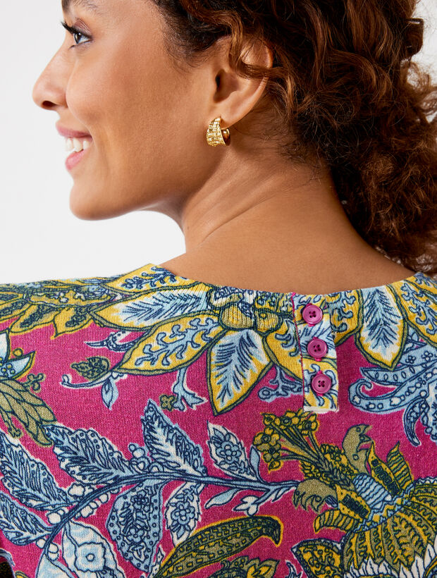 Crewneck Sweater - Lively Floral | Talbots