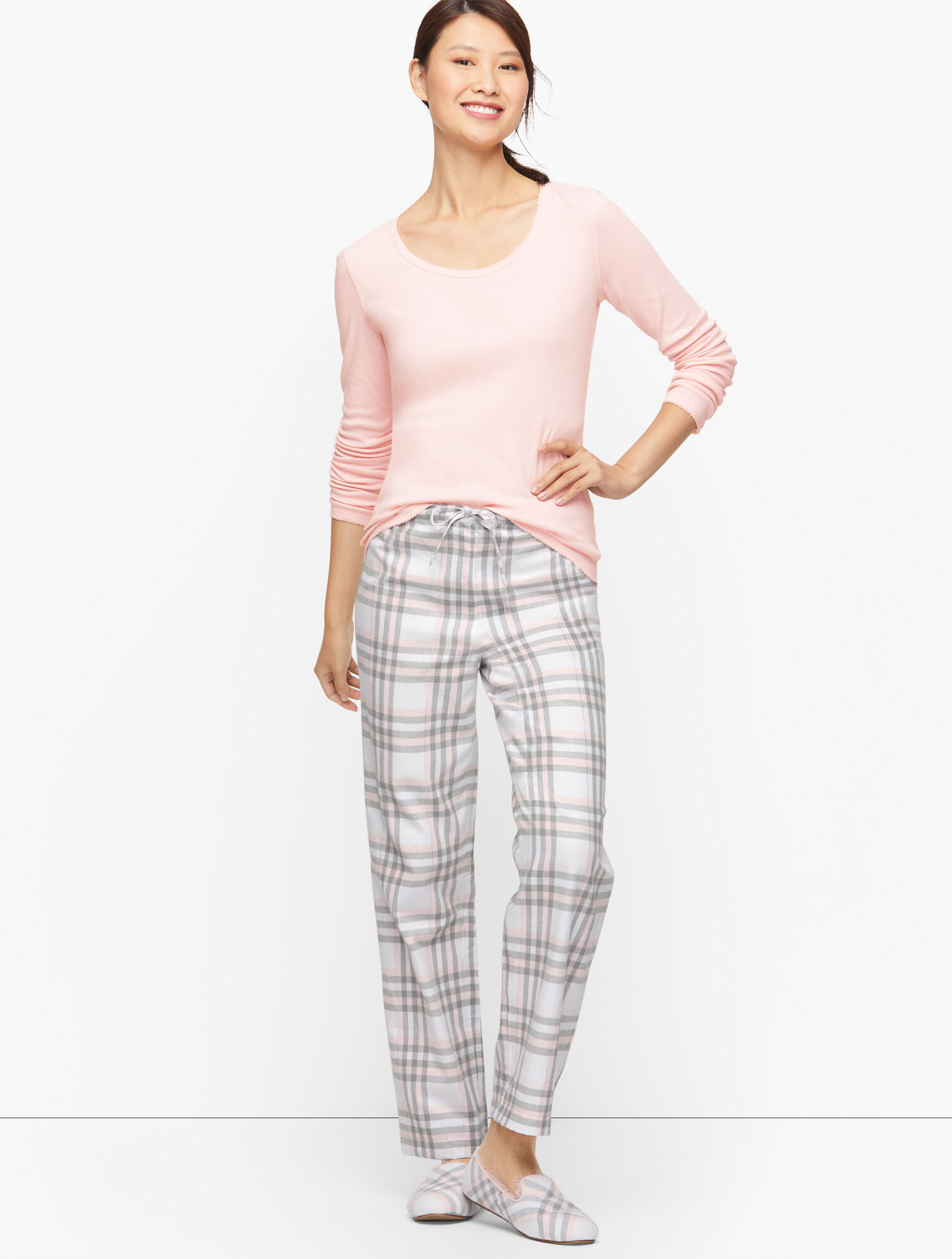 Woven Flannel Sleep Set - Soft Plaid | Talbots