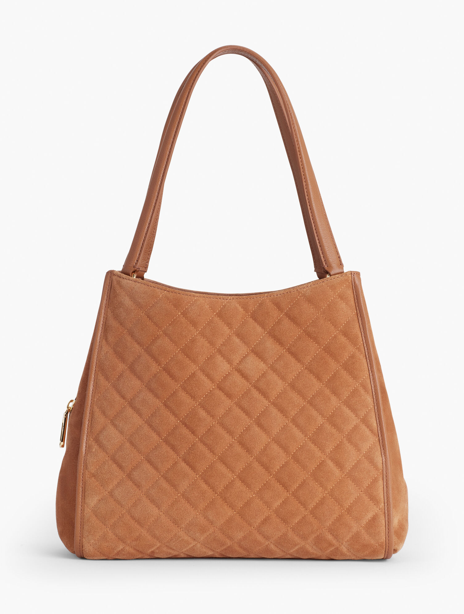 Quilted Suede Hobo Bag | Talbots