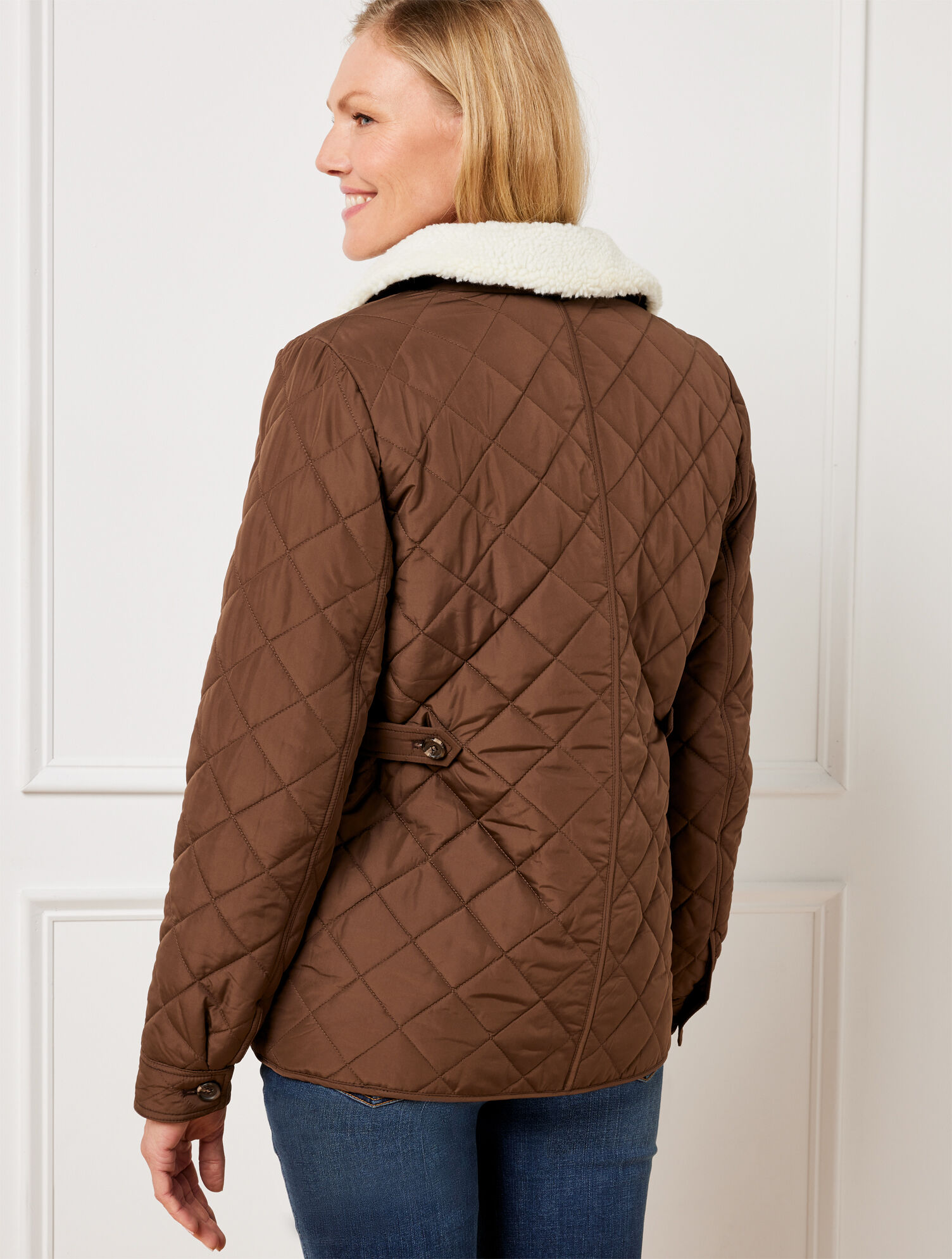 Quilted Bomber Jacket | Talbots
