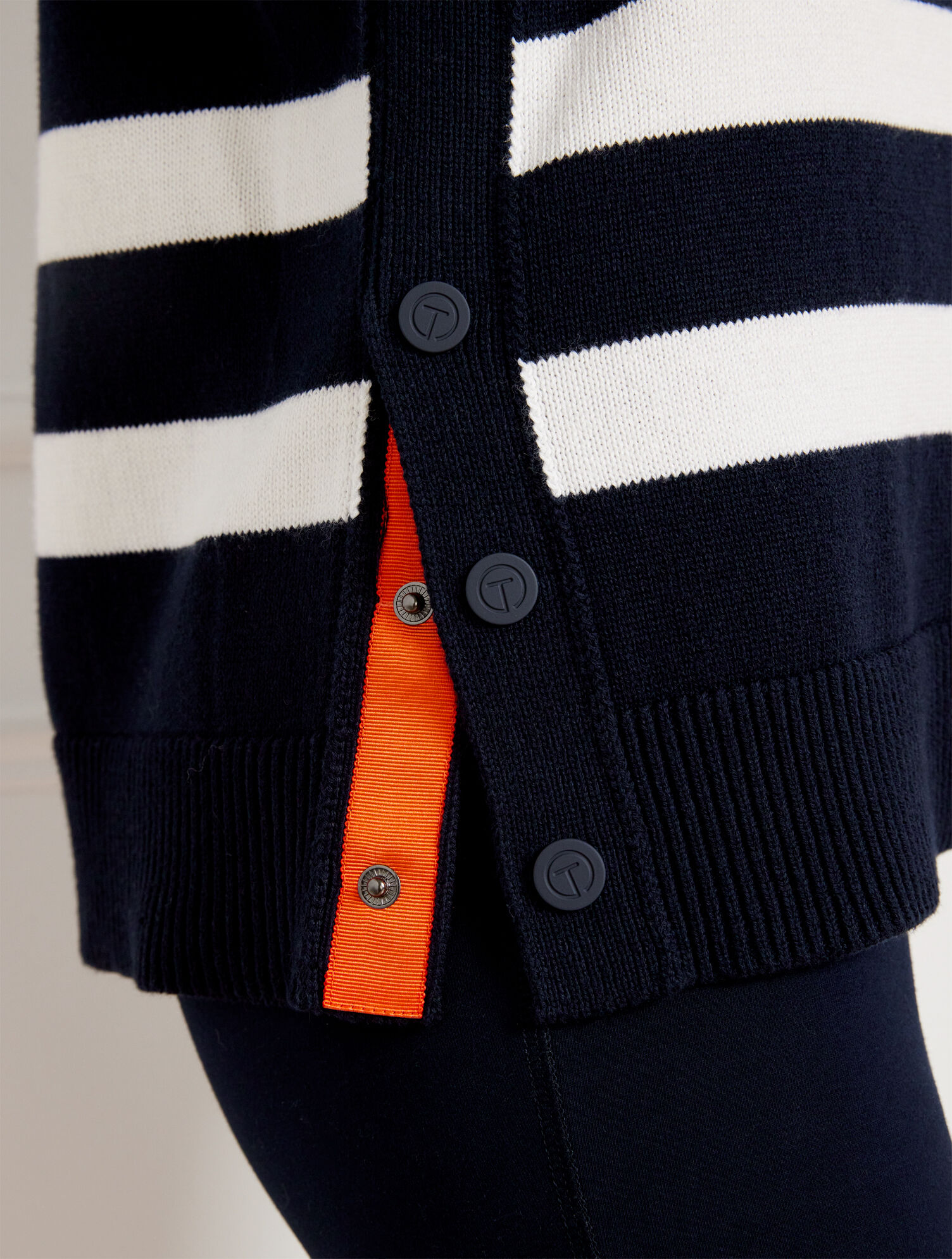 Coolmax® Crewneck Sweater - Bicolor Stripe | Talbots