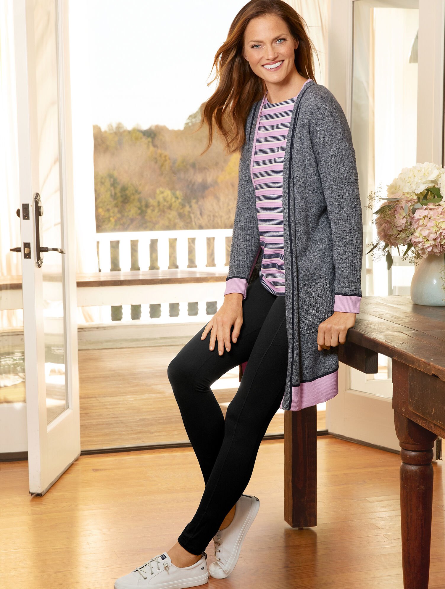 Tech Stretch Slash Pocket Leggings | Talbots