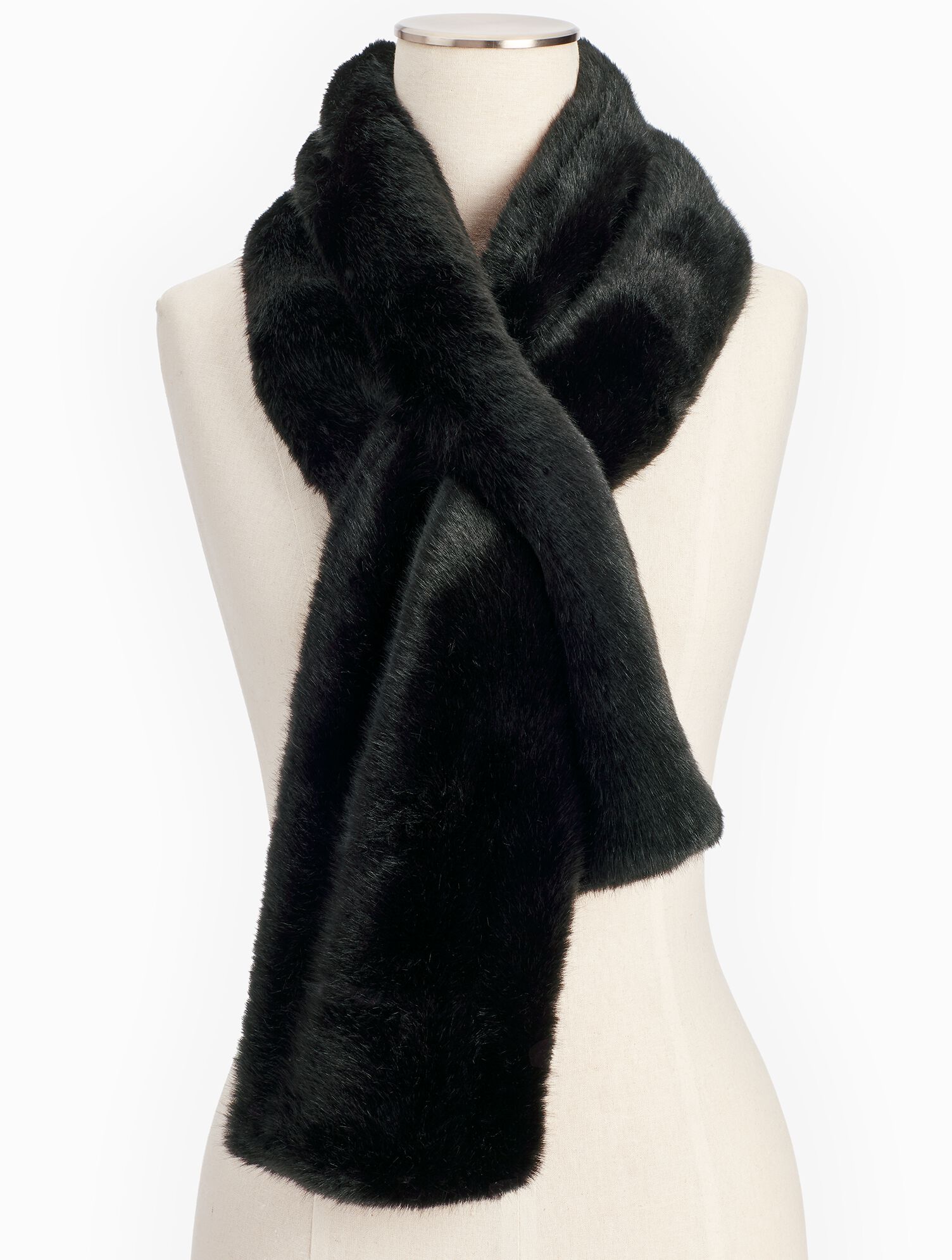 Faux-Fur Pull-Through Scarf | Talbots