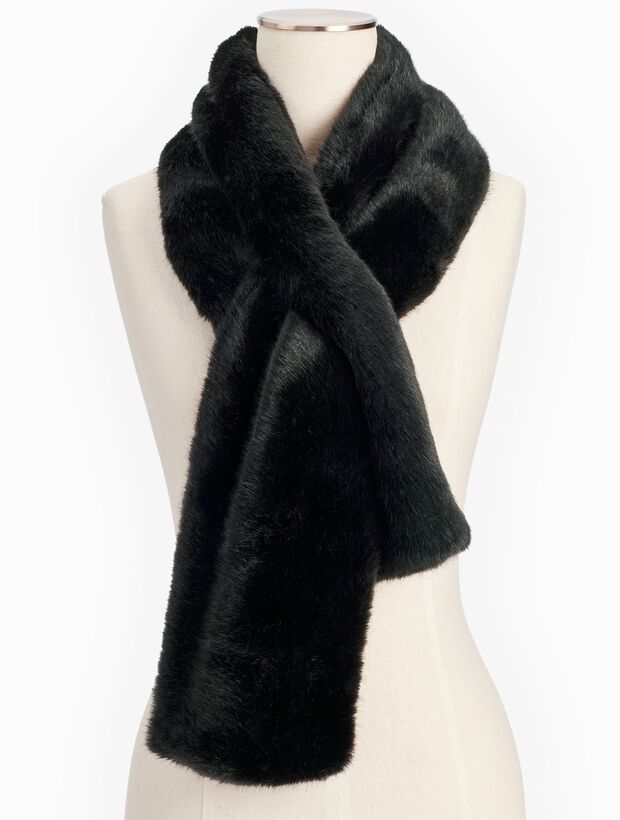 Faux-Fur Pull-Through Scarf | Talbots
