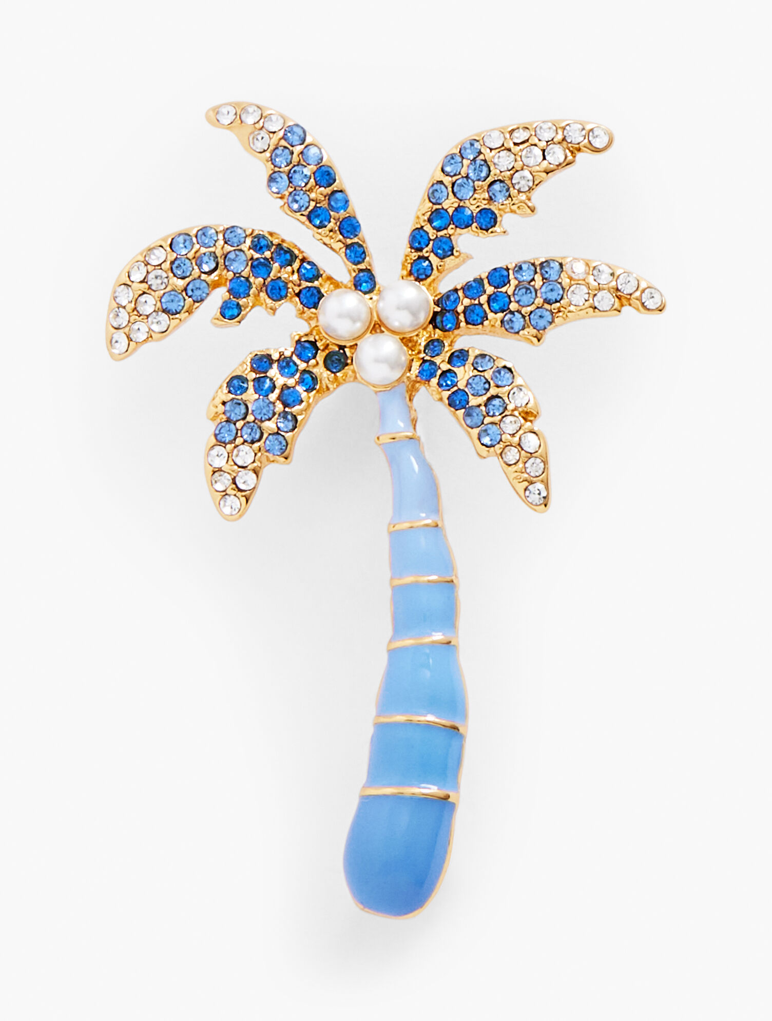Tropical Palm Tree Brooch | Talbots