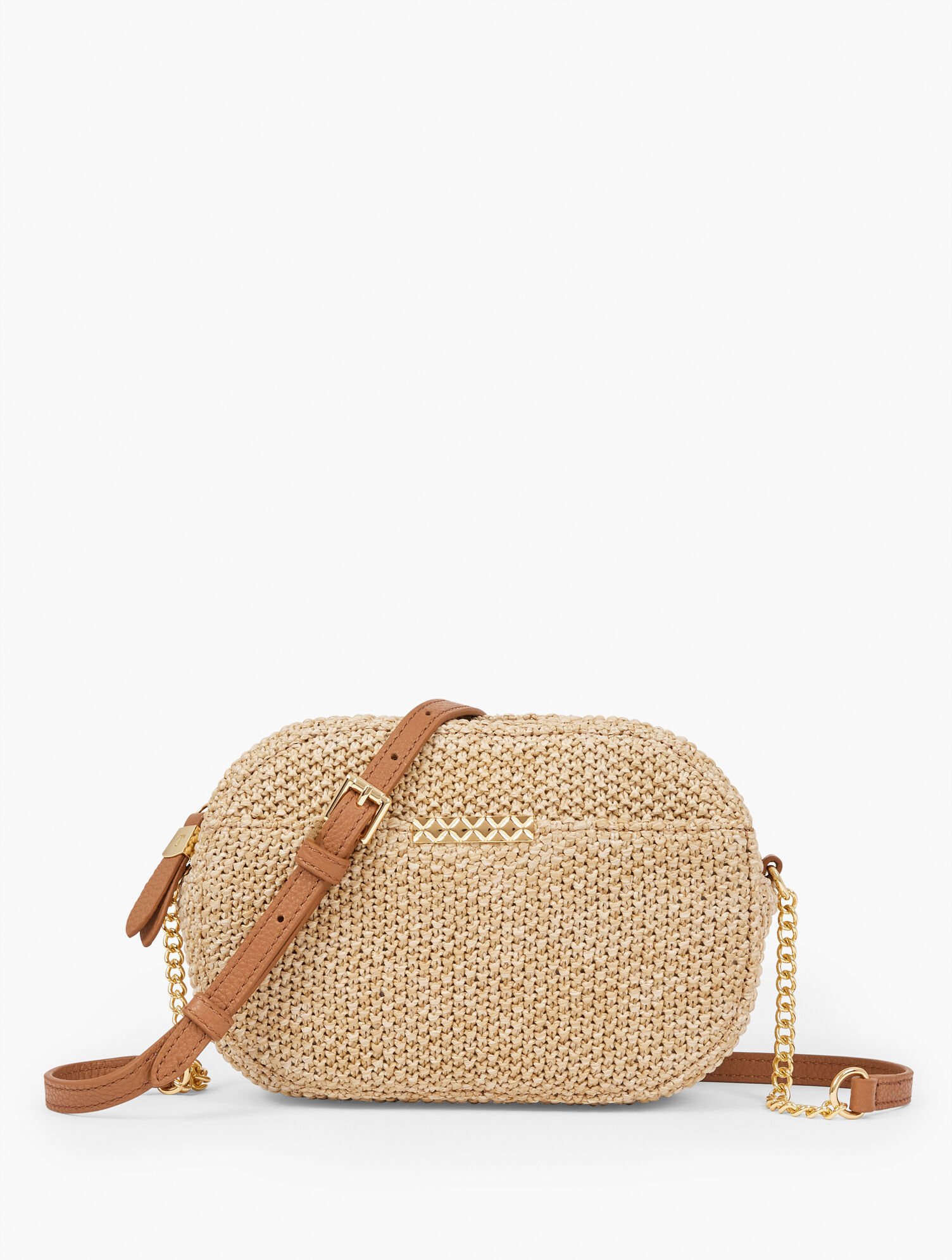 flat straw bag