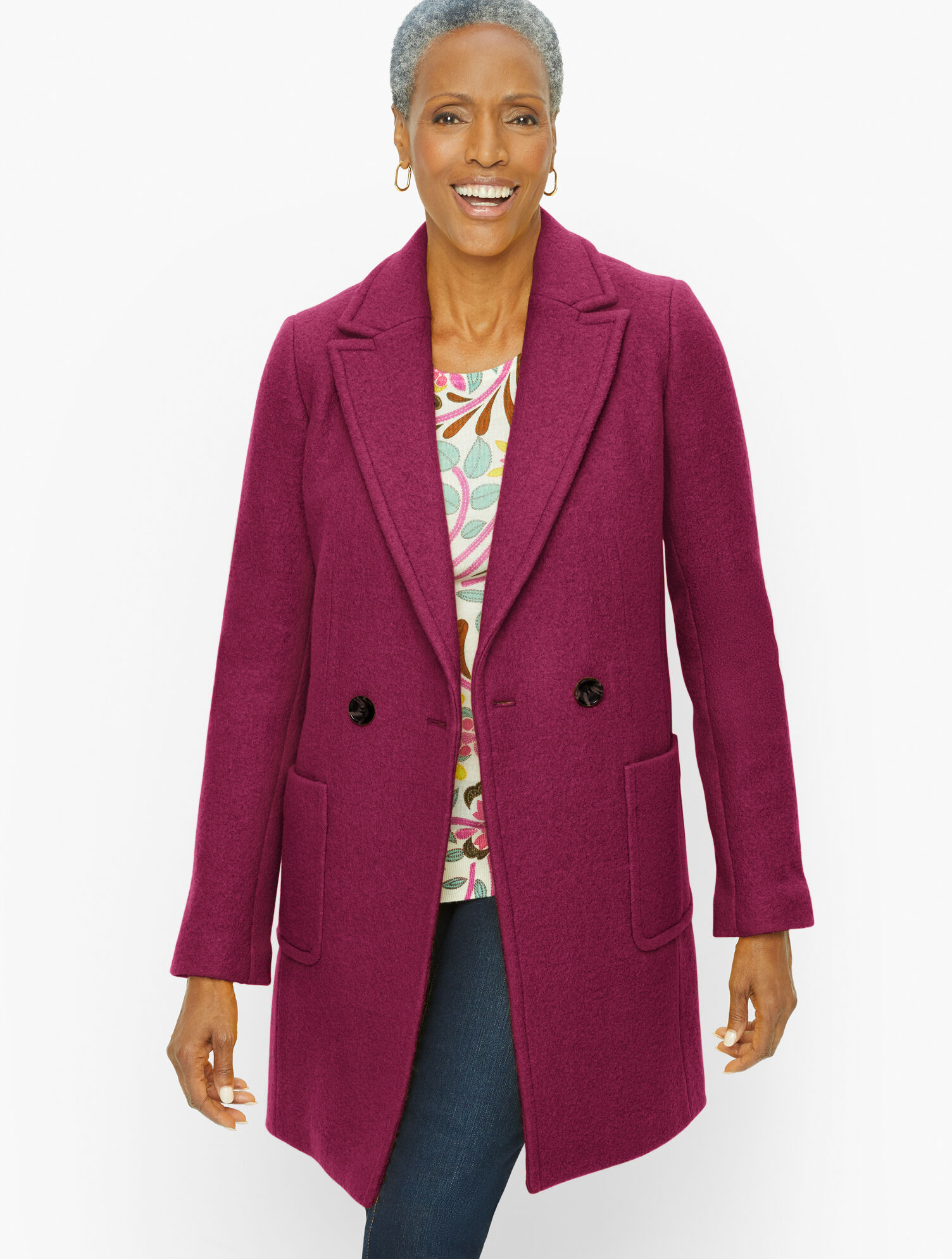 Double Breasted Wool Coat | Talbots