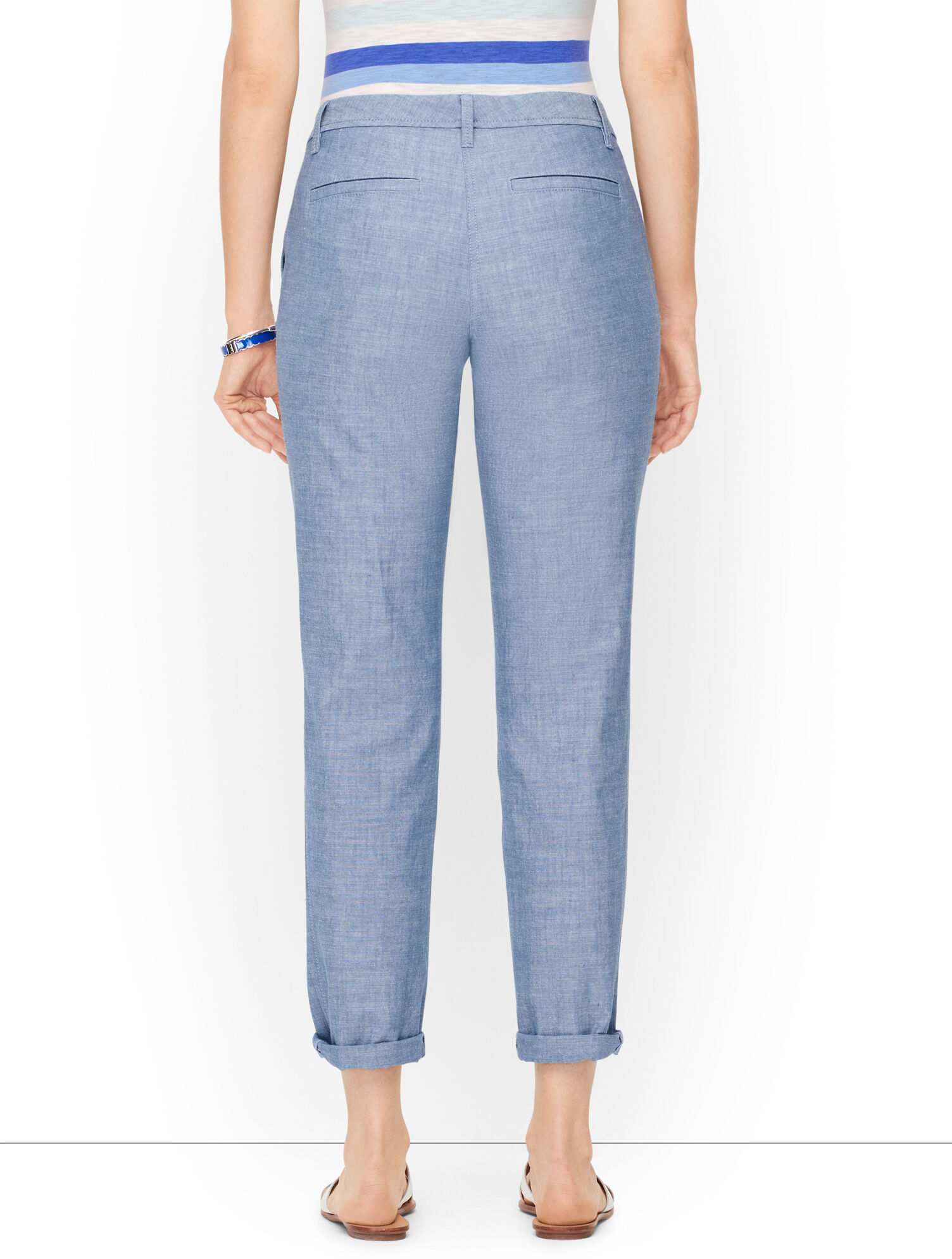Relaxed Chinos - Chambray | Talbots