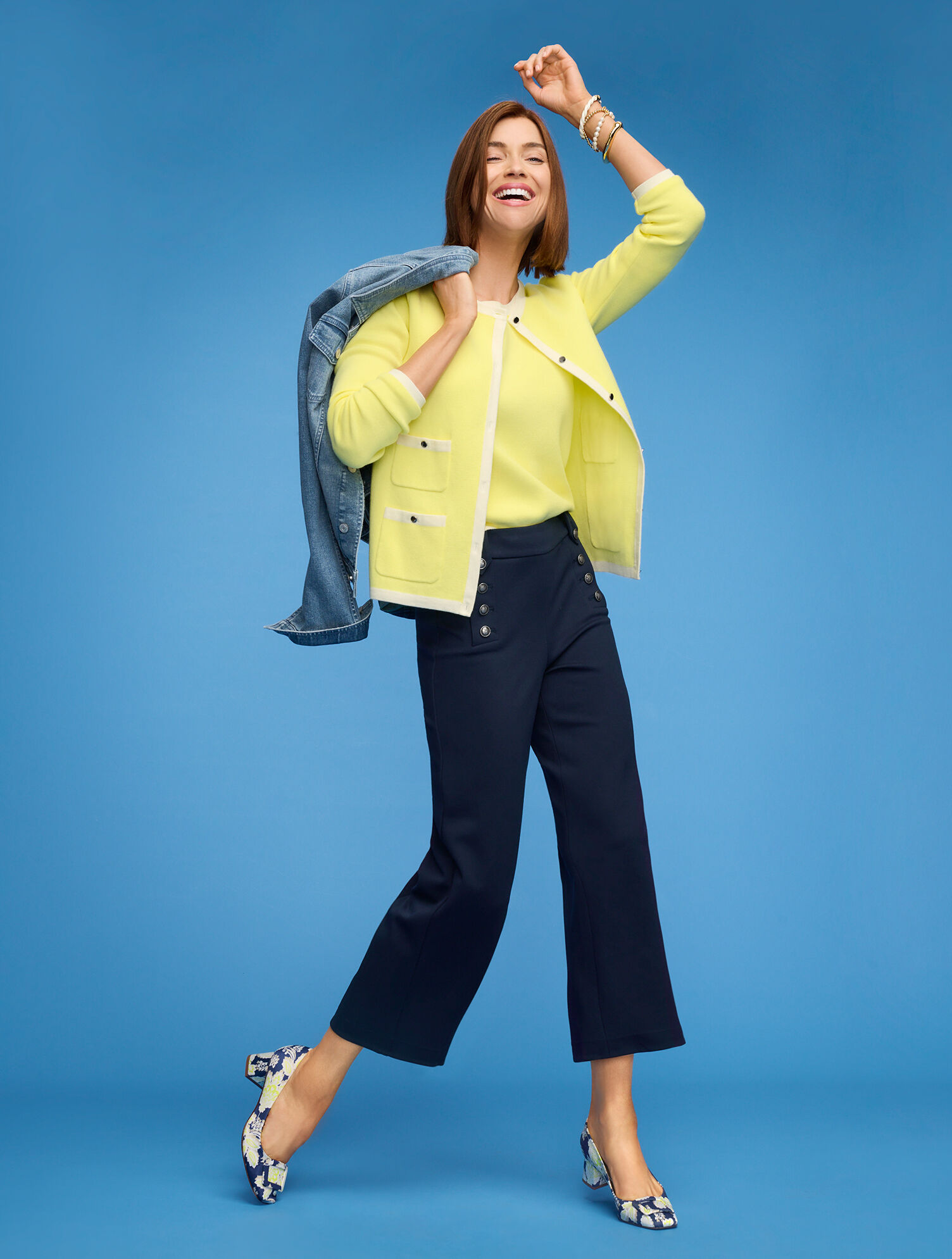 Crewneck Sweater Shell - Tipped | Talbots