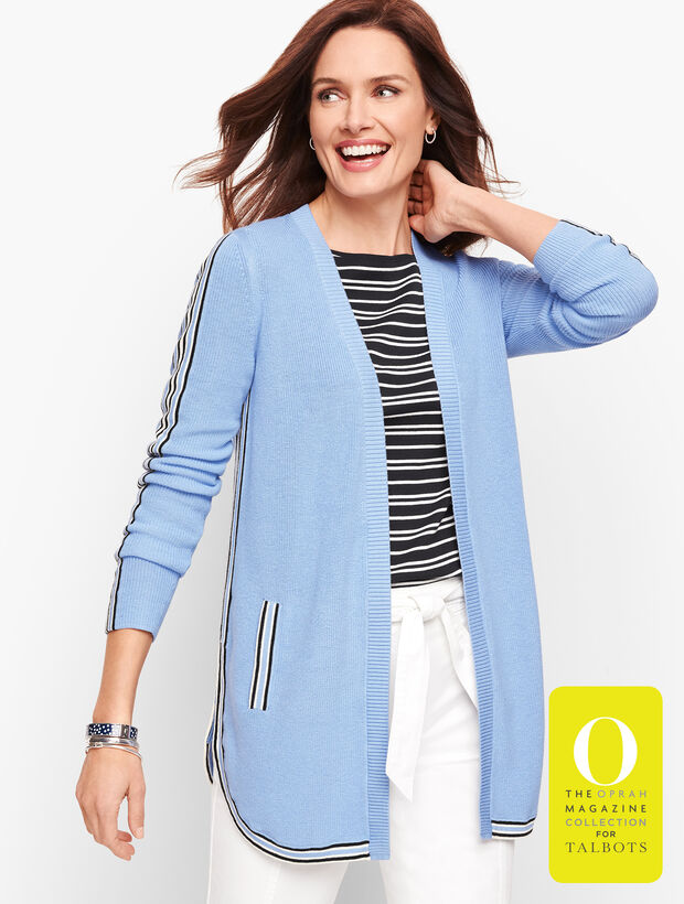 Tipped Cardigan | Talbots