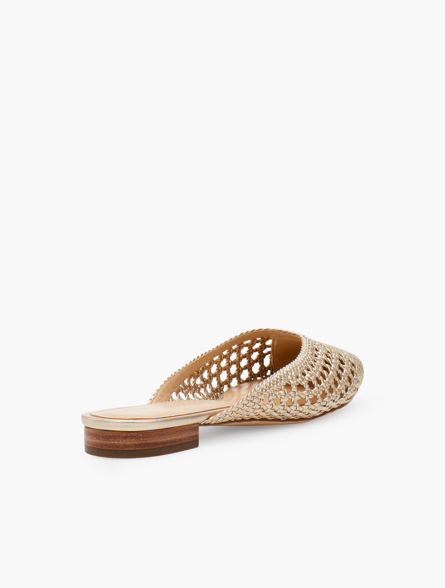 Edison Woven Mules - Metallic | Talbots