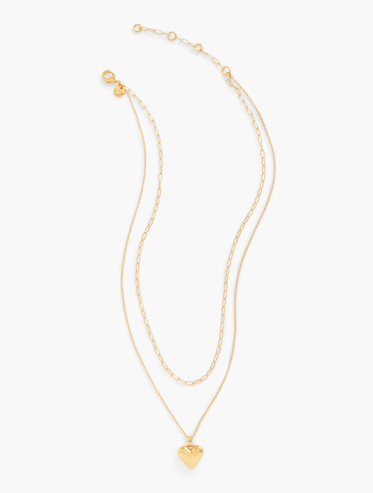 Classic Heart Layered Necklace | Talbots