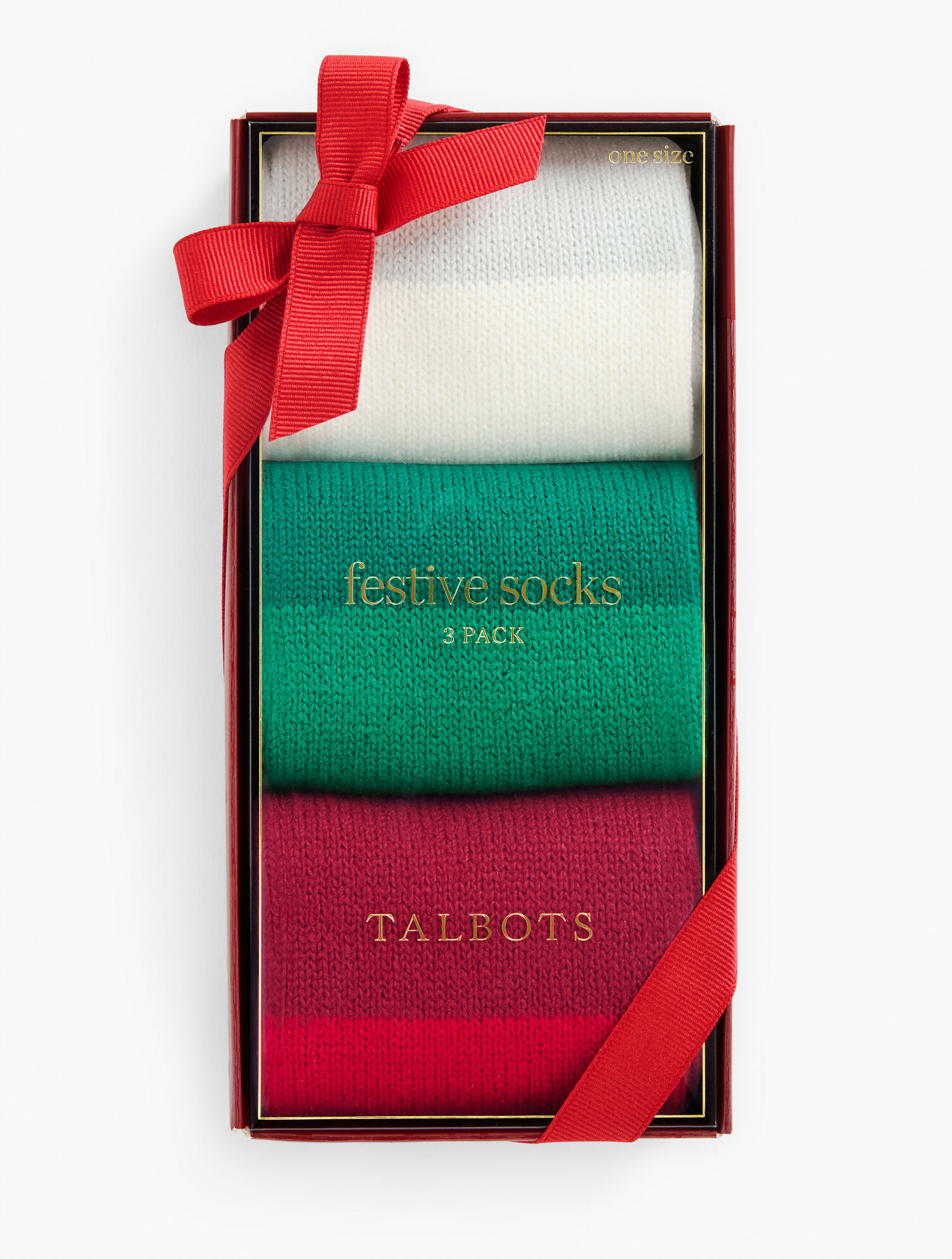 Colorblock 3-Pack Socks | Talbots
