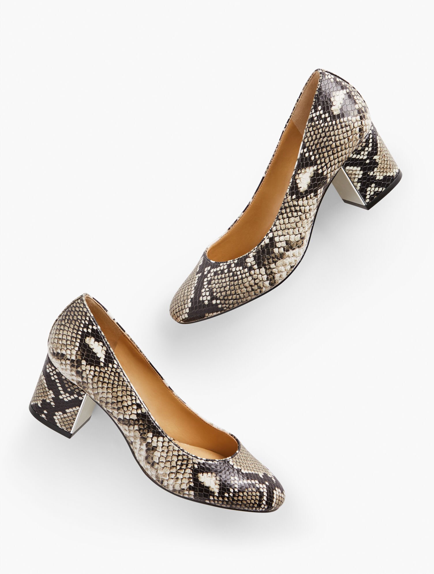 Isa Embossed Exotic Pumps | Talbots