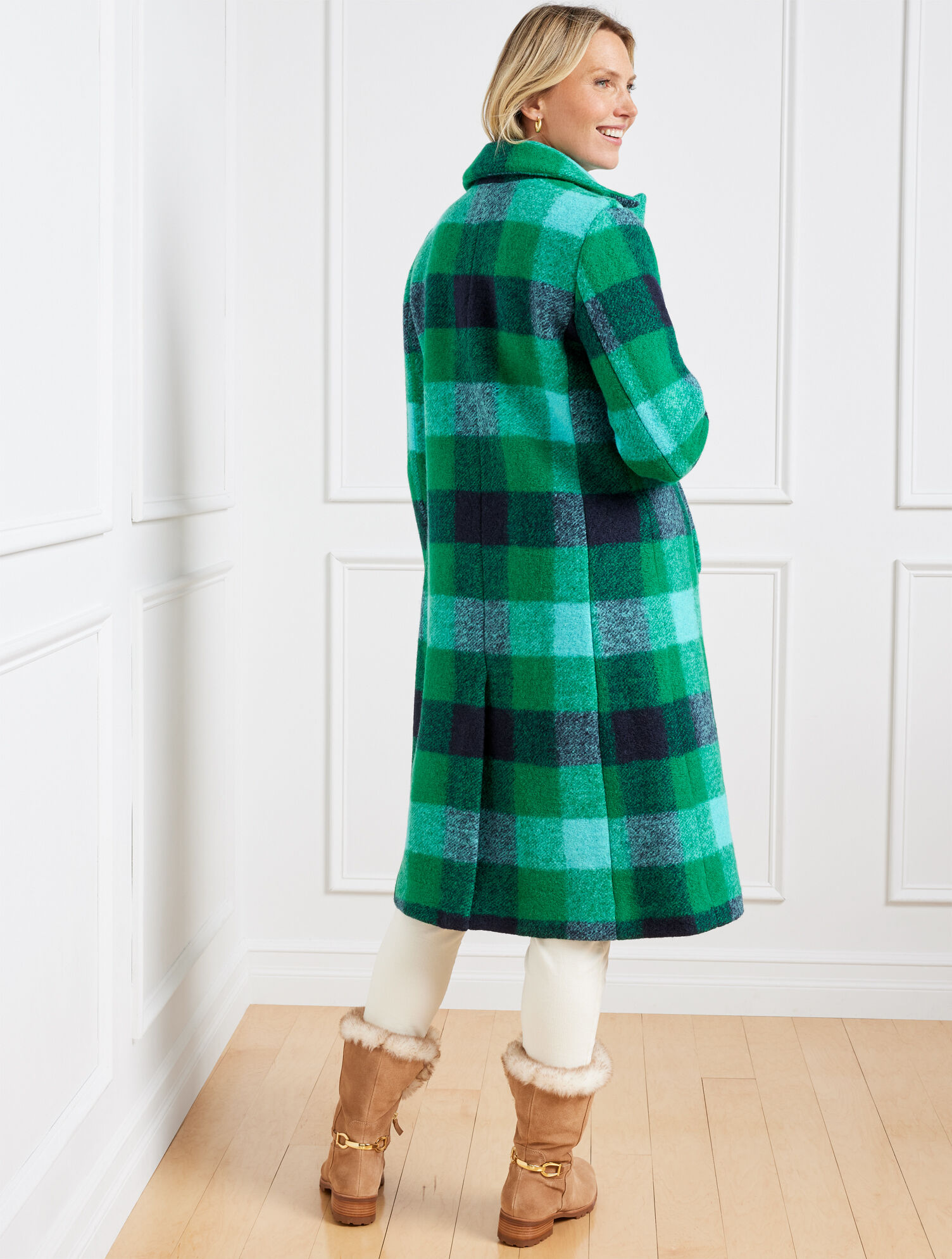 Buffalo Check Coat | Talbots