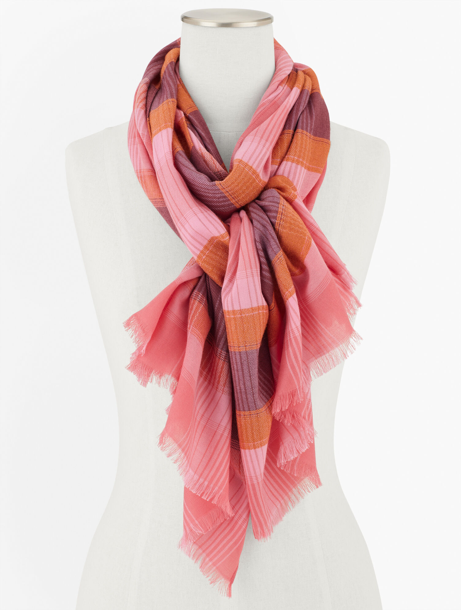 Autumn Plaid Oblong Scarf | Talbots