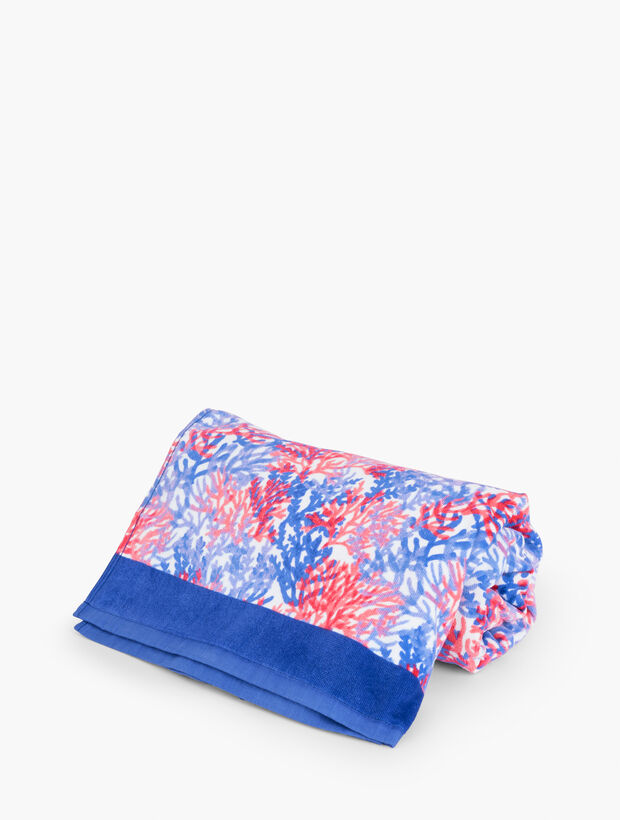 Dynamic Coral Beach Towel | Talbots
