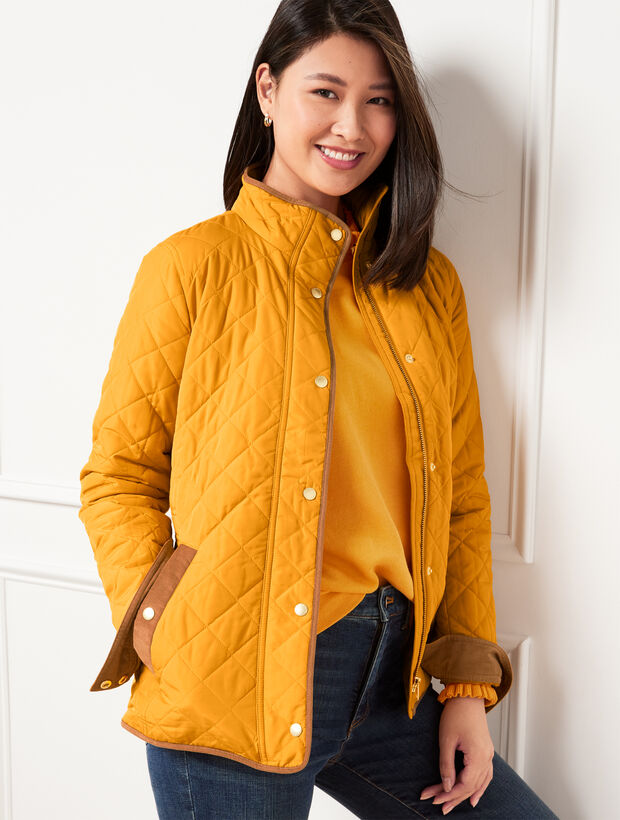 Quilted Barn Jacket | Talbots