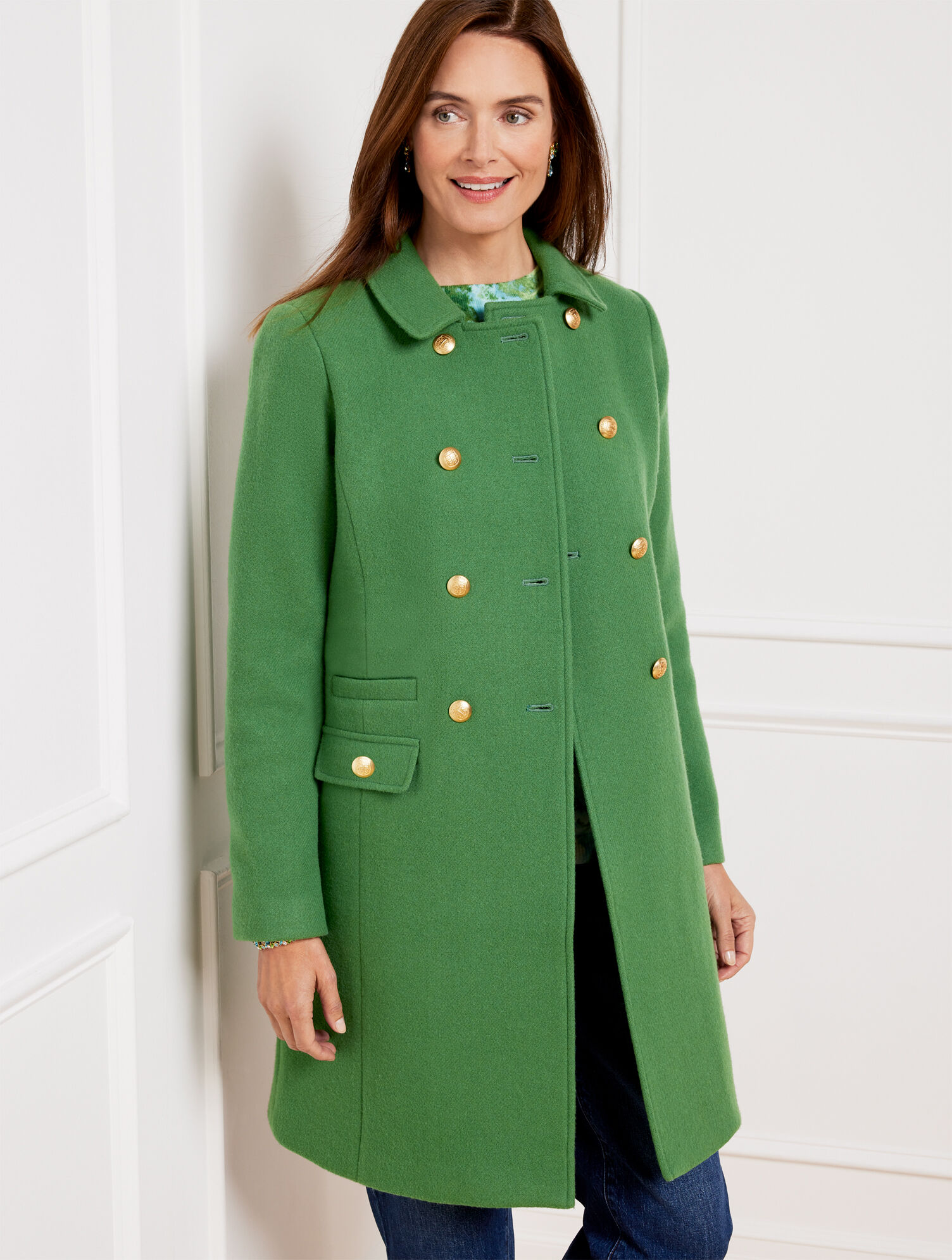 Albury Wool Blend Coat | Talbots