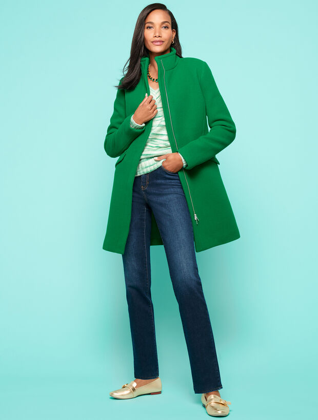 Albury Wool Blend Coat | Talbots