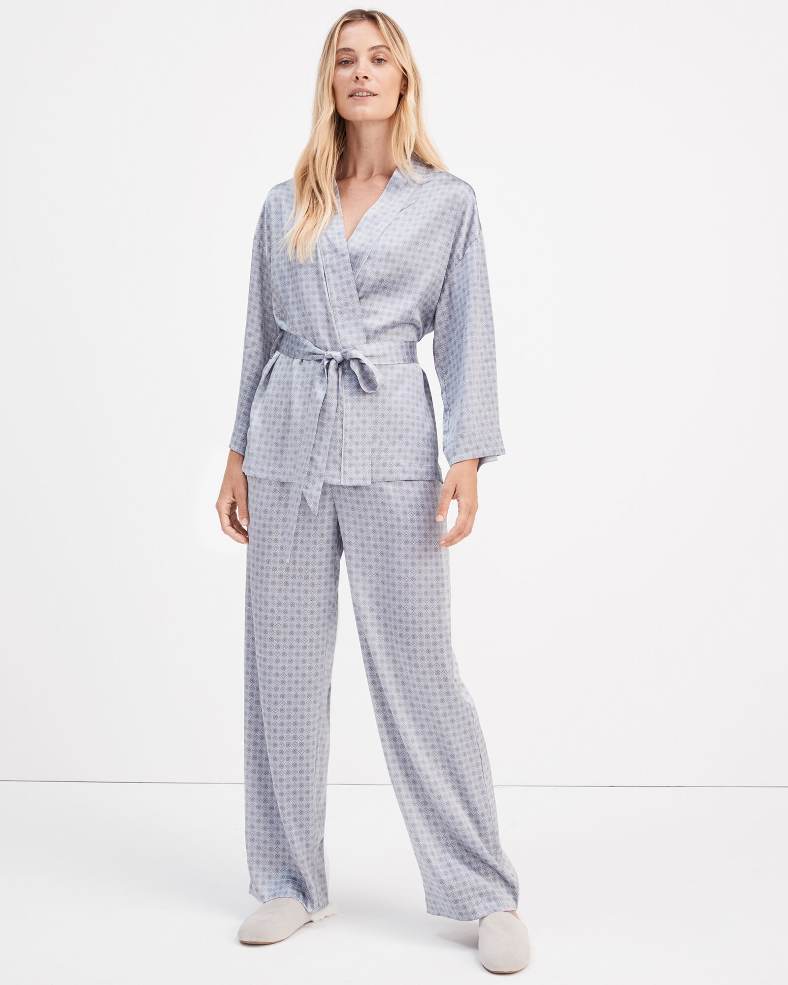Washable Silk Foulard Pajama Pants | Haven Well Within
