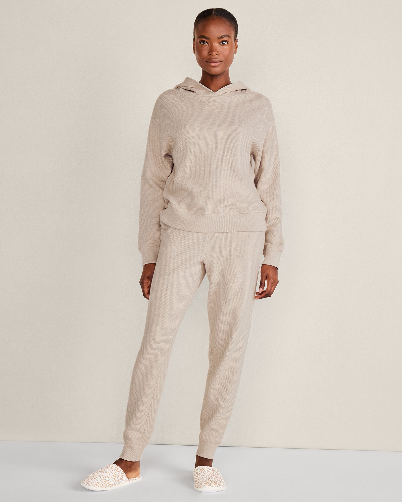 Organic Cotton Waffle Knit Joggers | Haven Well Within