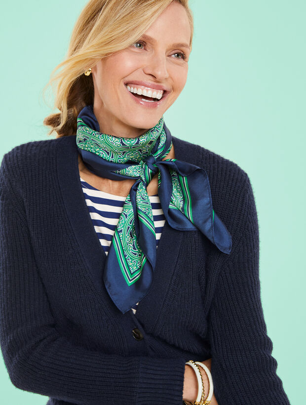 Stained Glass Square Scarf | Talbots