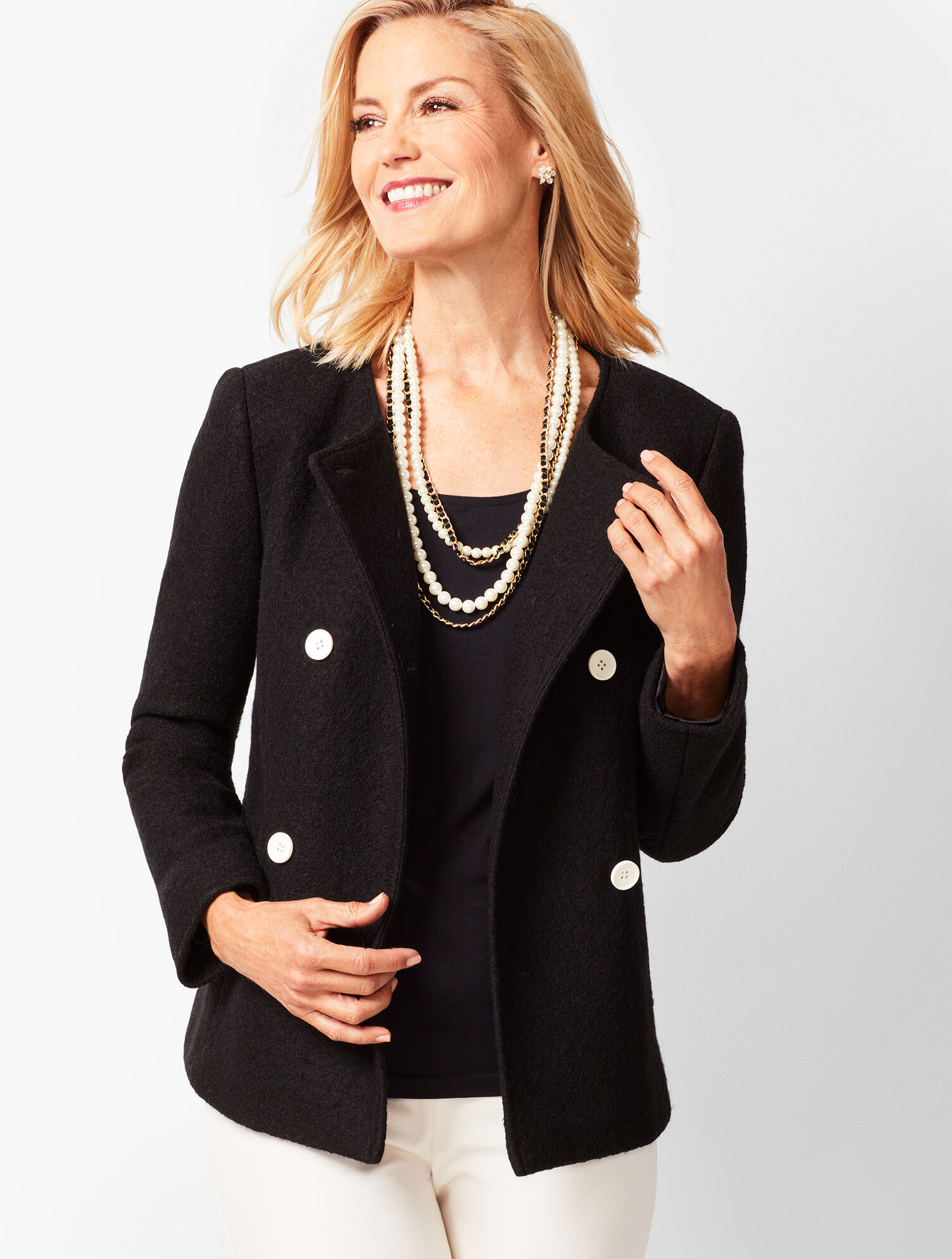 Boiled Wool Jacket | Talbots