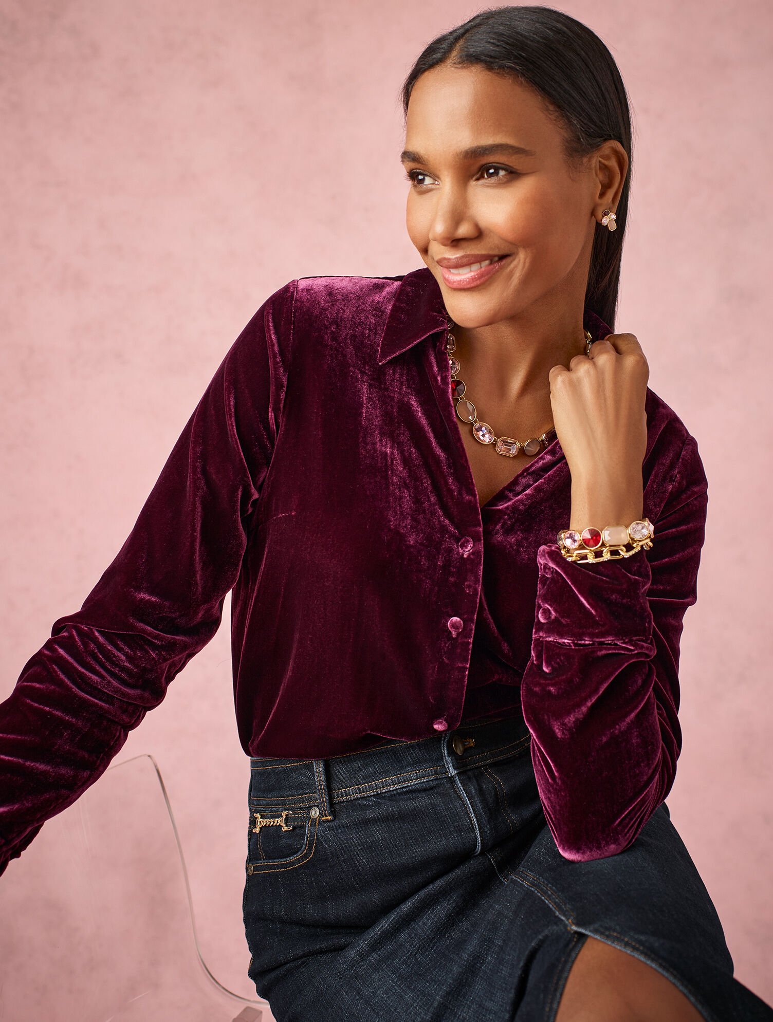 Sincere Shimmer Stretch Bracelet | Talbots