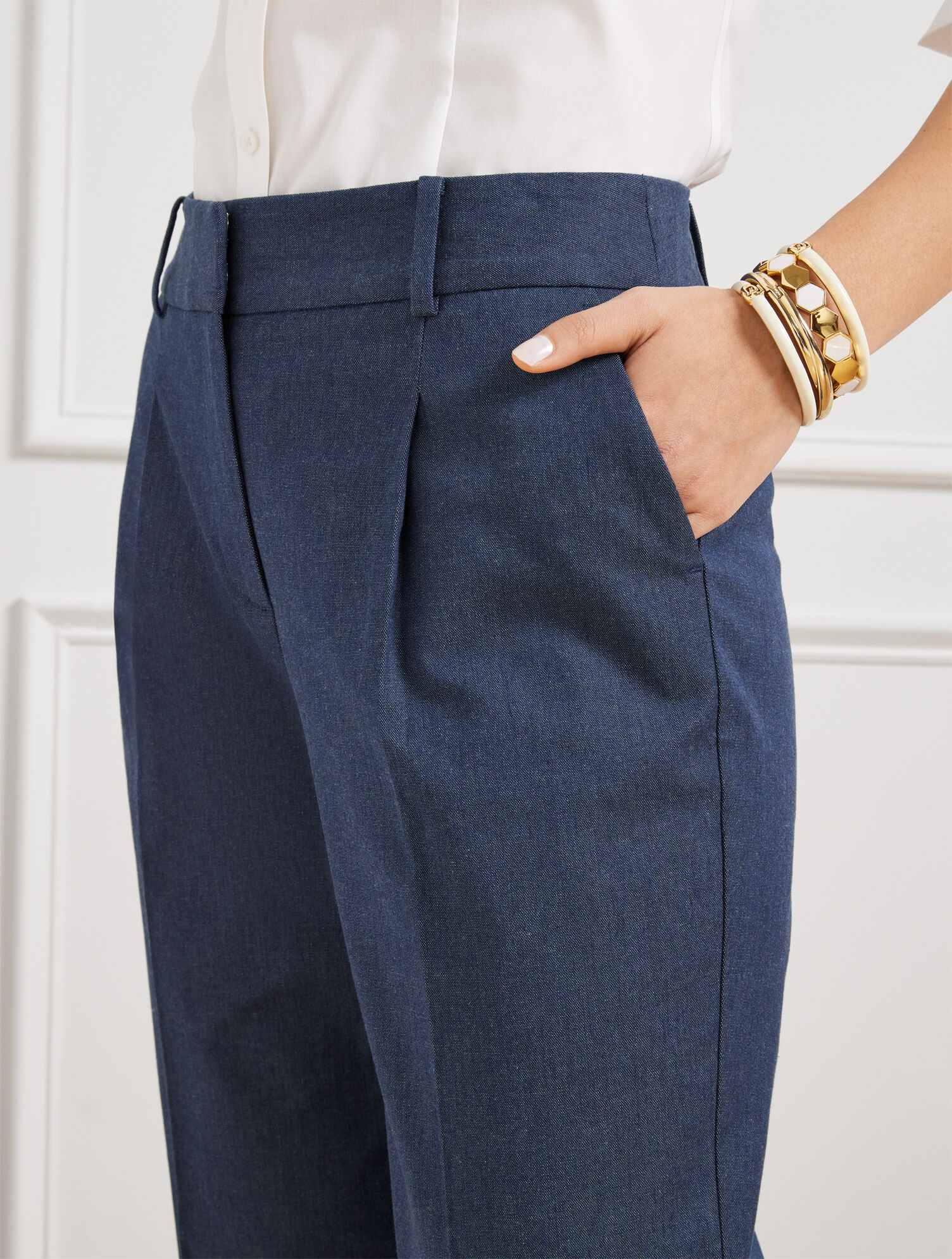 Talbots Bristol Pants - Faux Denim | Talbots