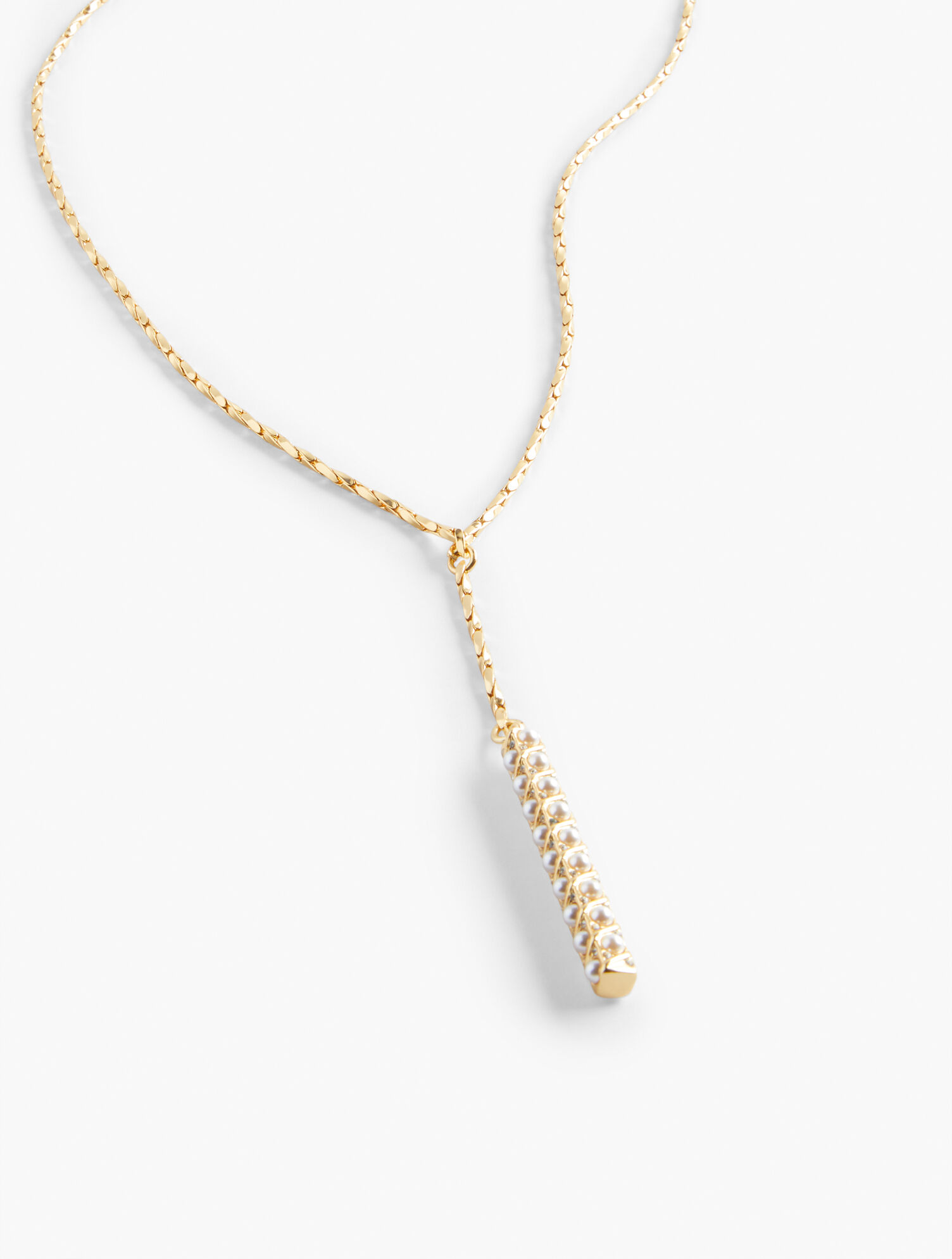 Sparkle Linear Pendant Necklace | Talbots