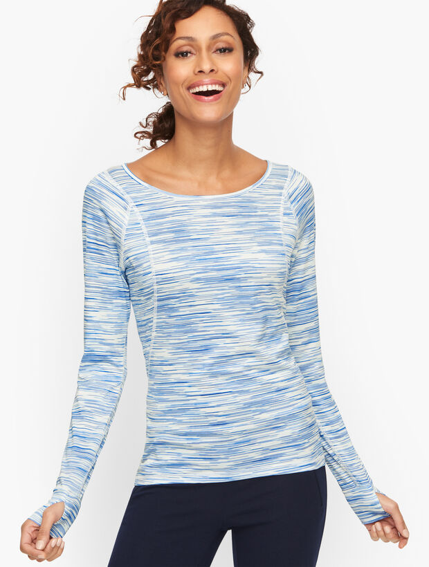 Space Dye Active Tee | Talbots