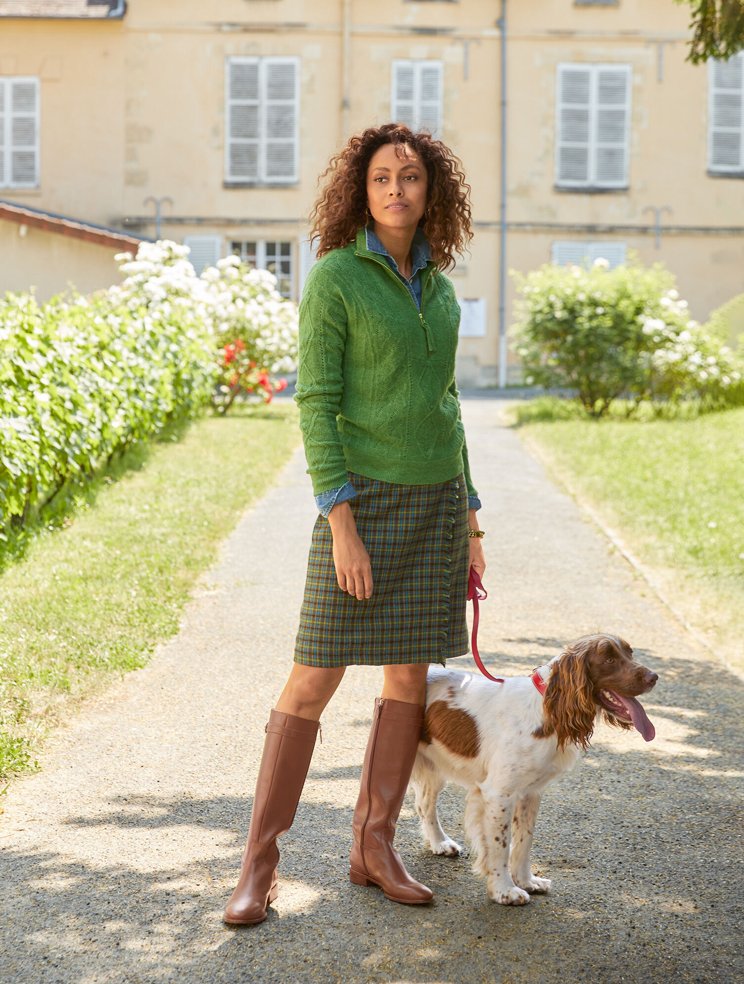 Fringe Wrap Skirt - Apple Plaid | Talbots