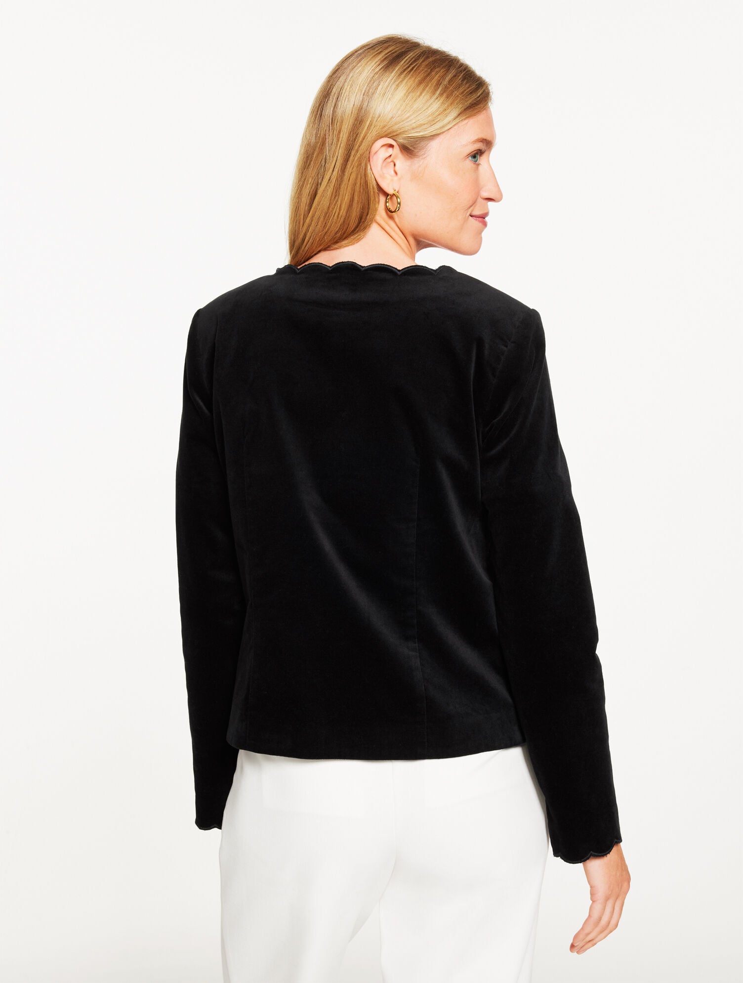 Stretch Velveteen Jacket | Talbots