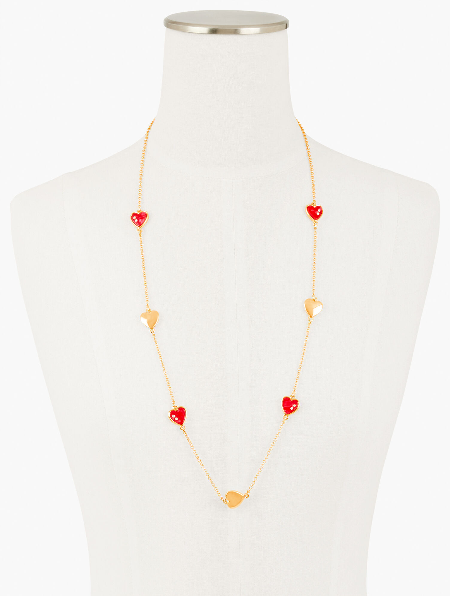 Heart Station Necklace | Talbots