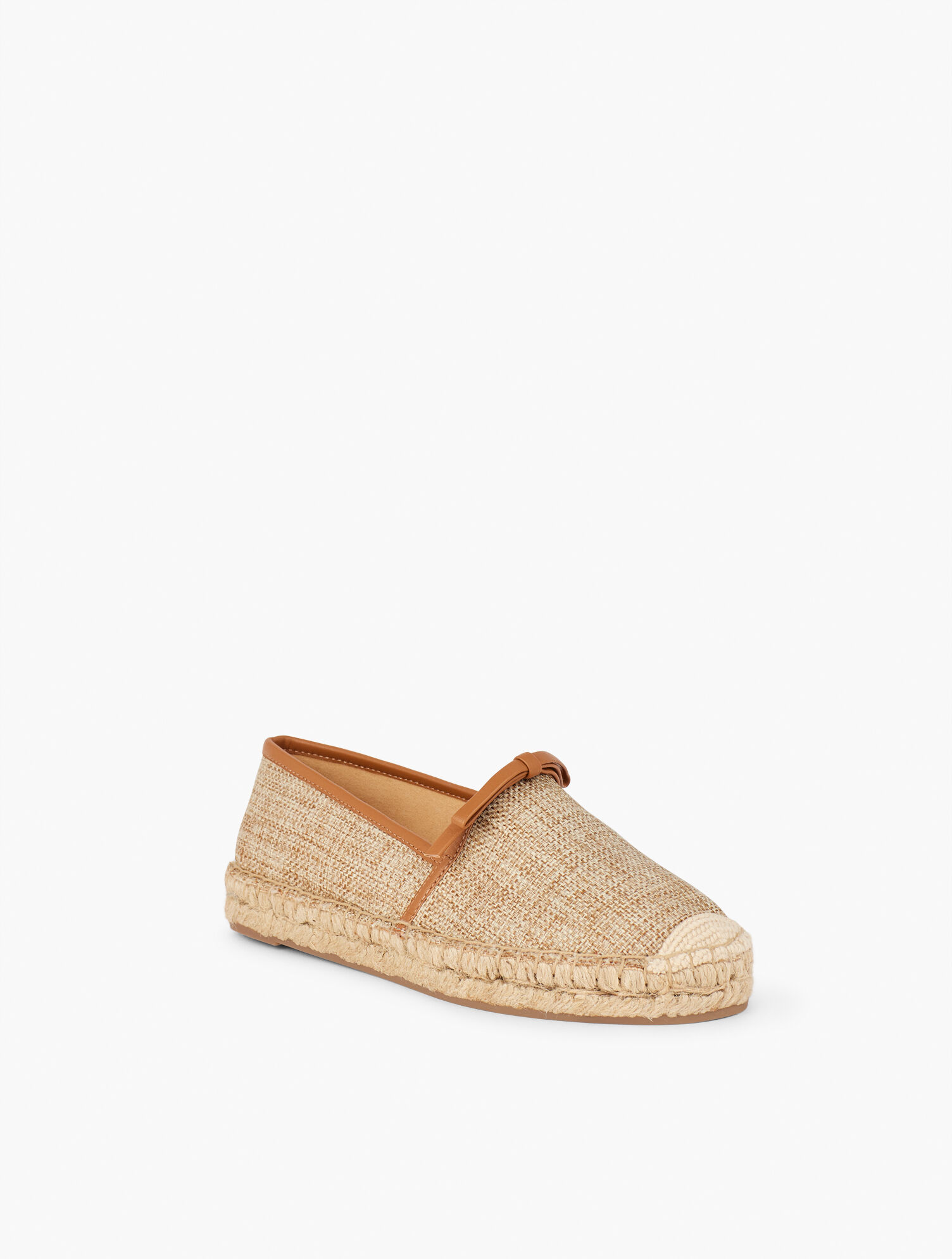 Hadley Mid Platform Linen Espadrilles | Talbots