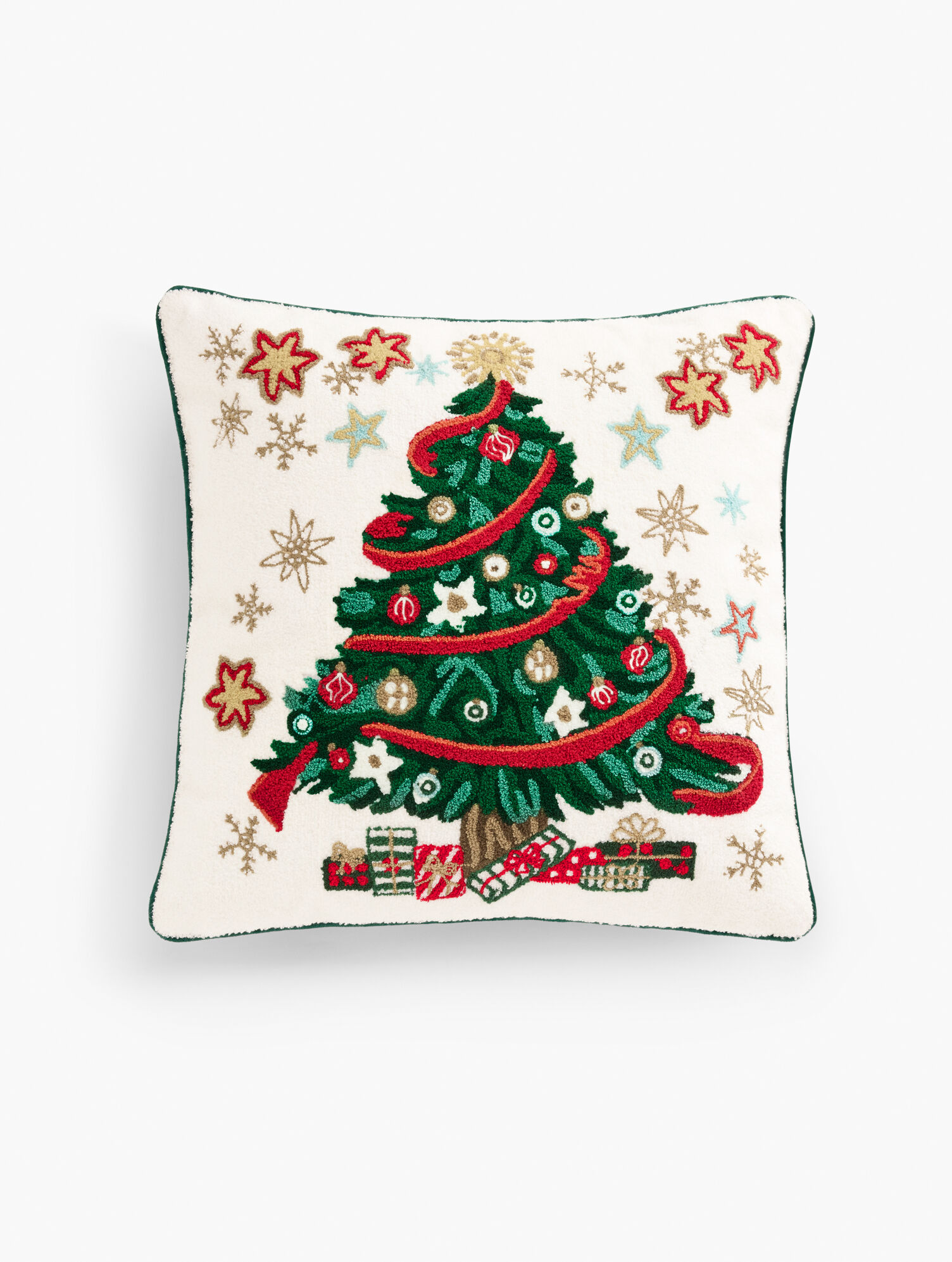 Christmas Tree Square Pillow | Talbots